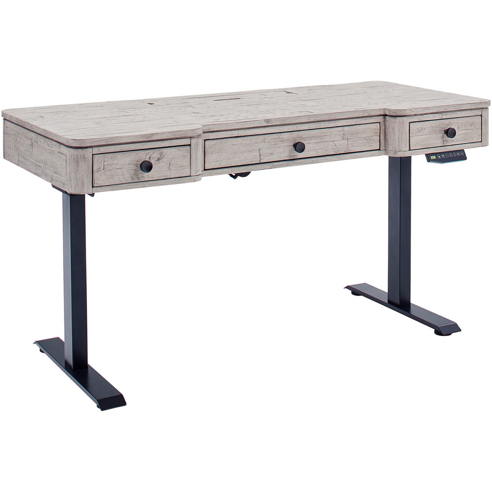 Aspenhome Zane Lift Flip Top Desk Parchment Finish