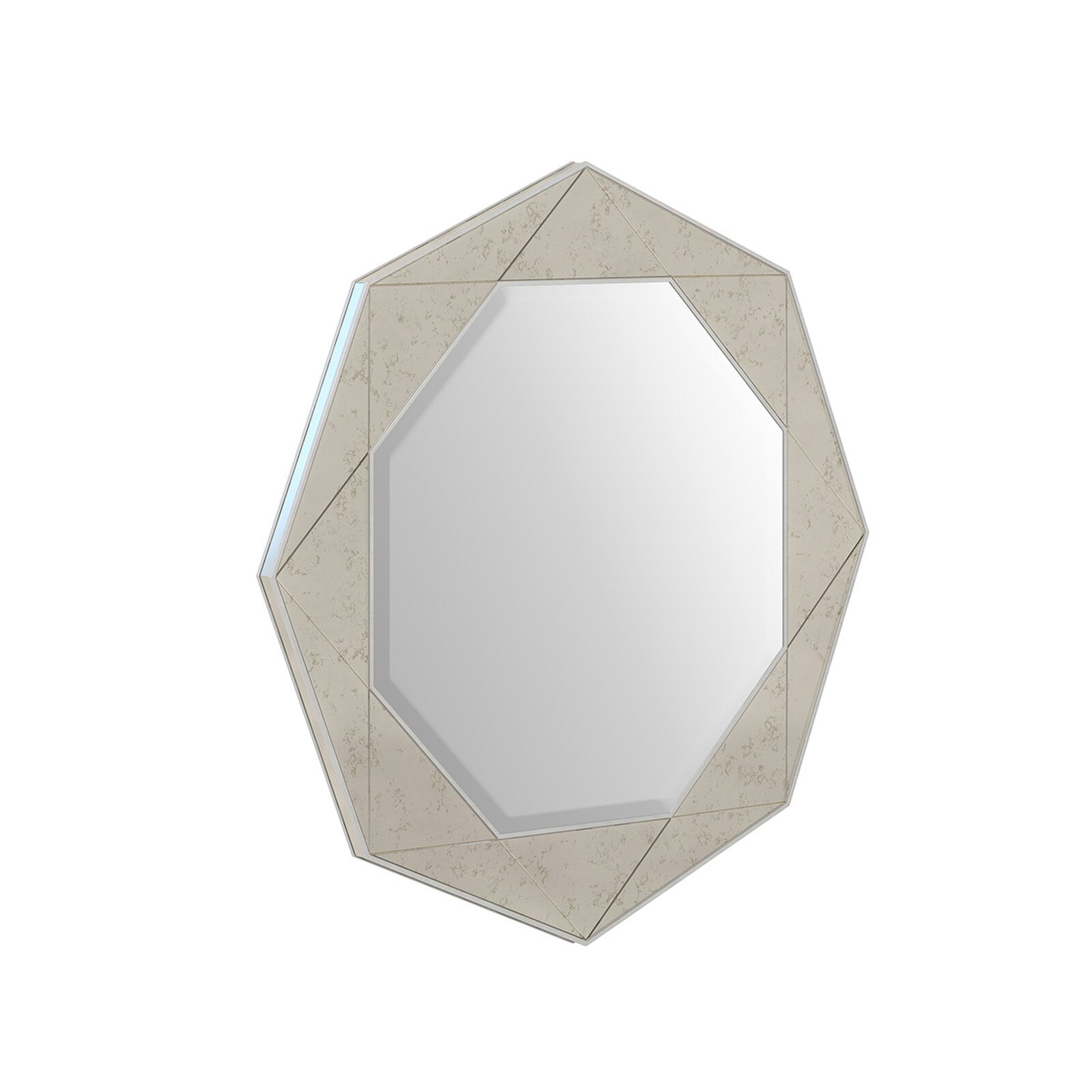 ART Furniture Mezzanine Round Parawood Solid Wall Mirror