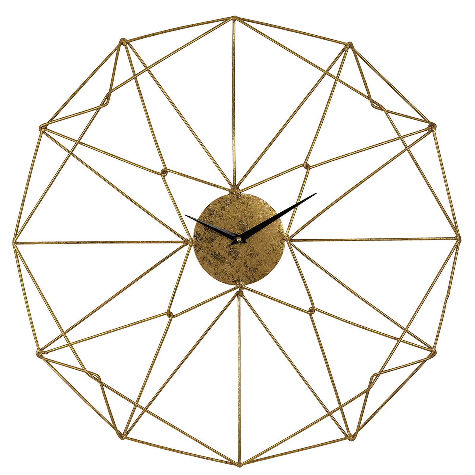 Atlas ATL-CK11001-01 Angular Wirework Wall Clock