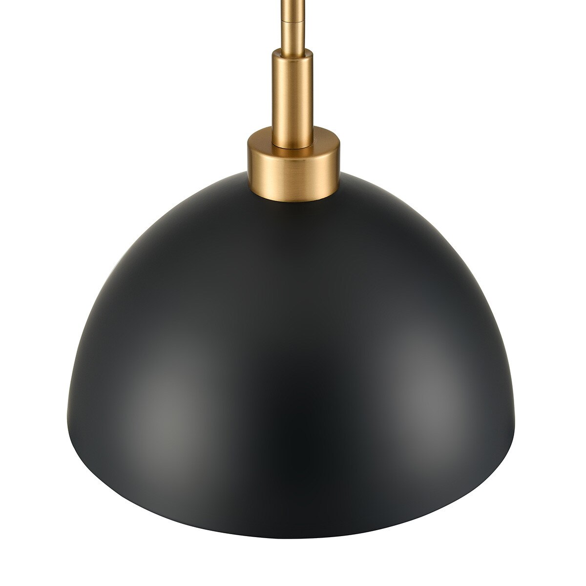 Atlas ATL-CL11810-BK 2-Light Pelham Pendant - Satin Brass with Matte Black