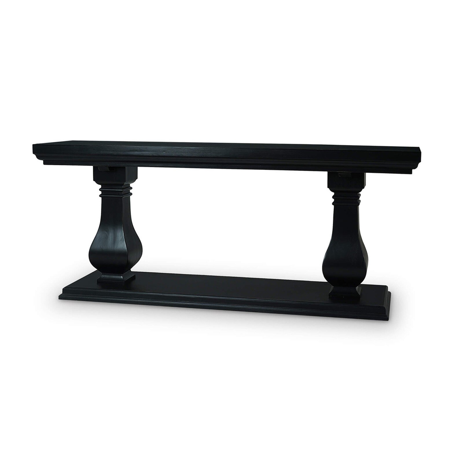 18" Bramble Bayside Batavia Black Mahogany Console Table