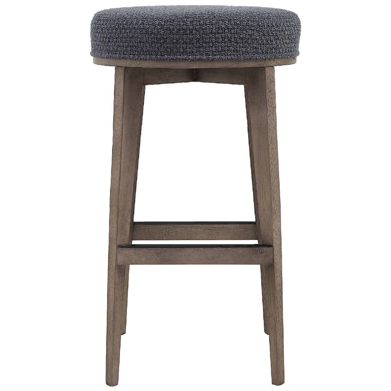 Bernhardt Linder Rubberwood Bar Stool