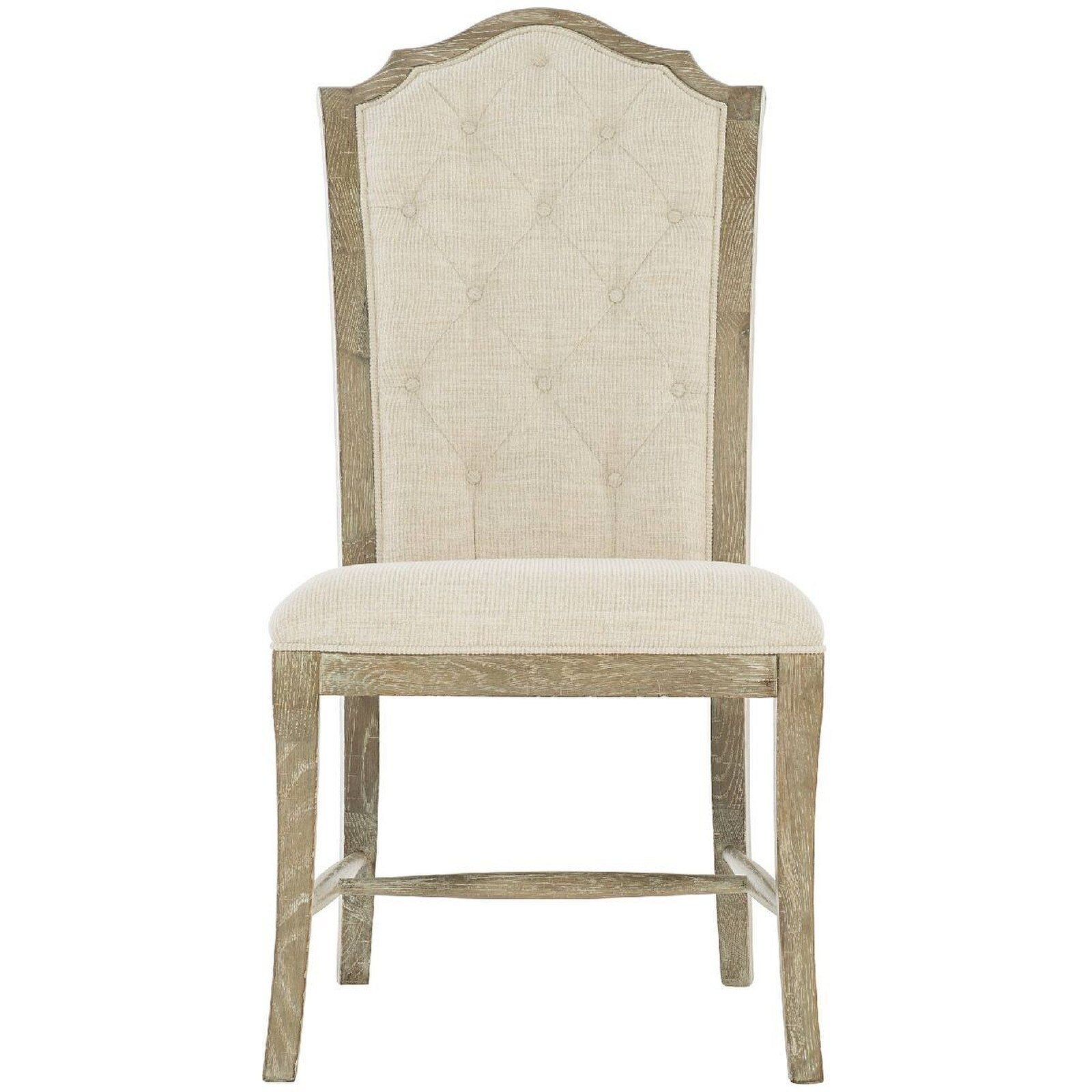 Bernhardt Rustic Patina White Oak Side Dining Chair