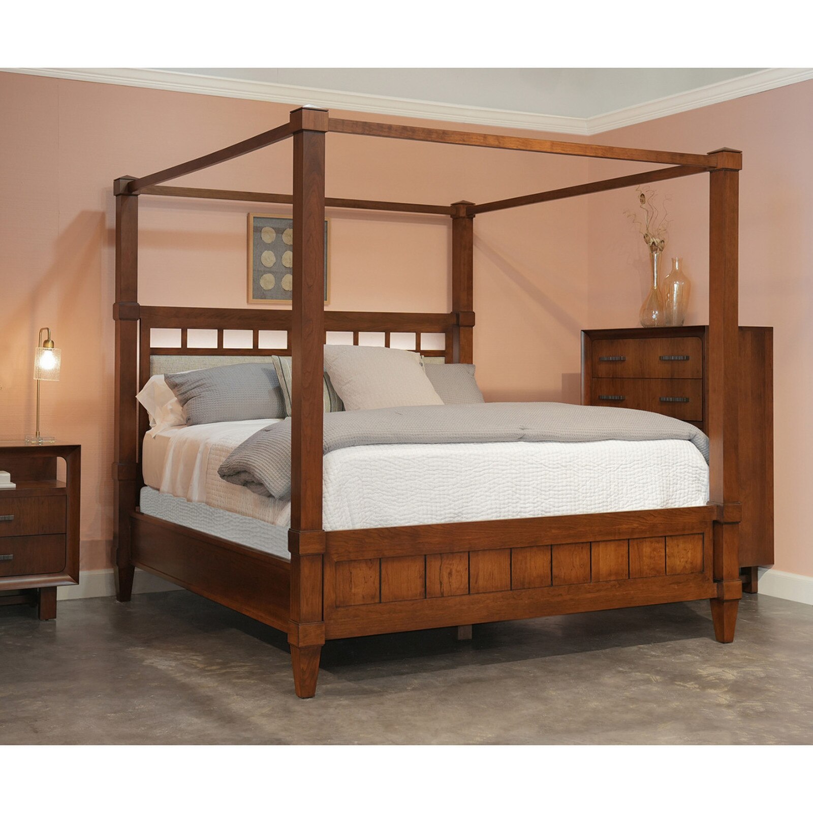Charleston Forge Keys King Size Canopy Bed