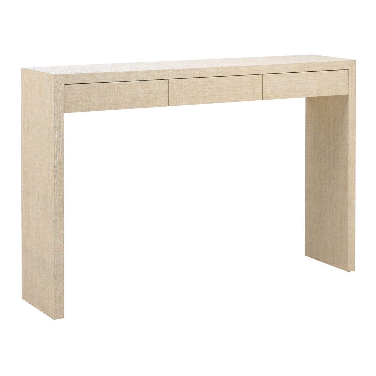 Chelsea House Drop Zone Raffia Console Table