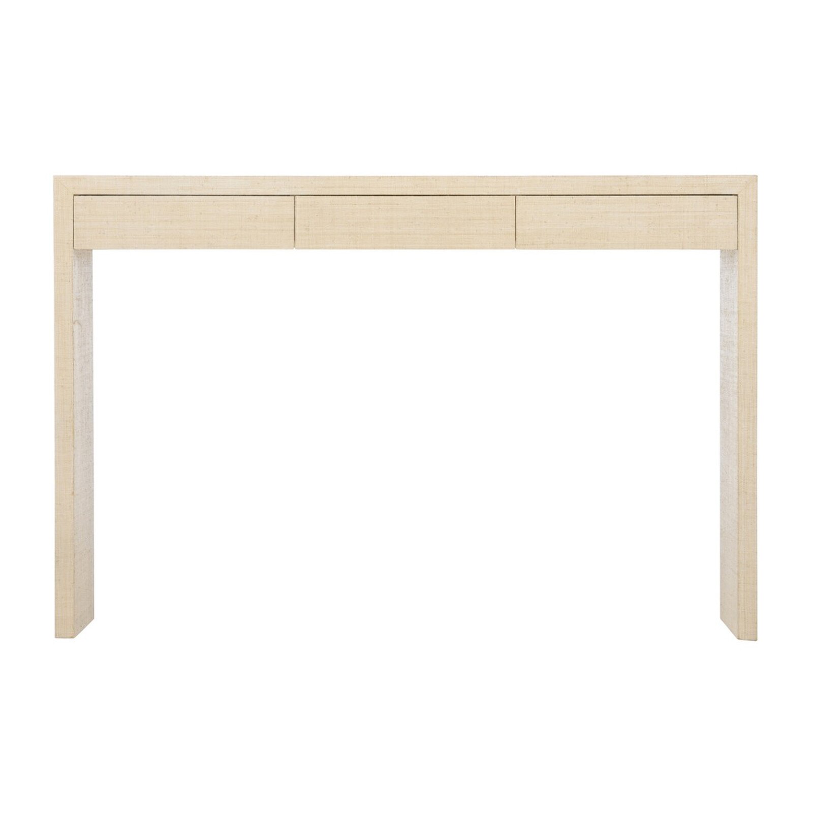 Chelsea House Drop Zone Raffia Console Table