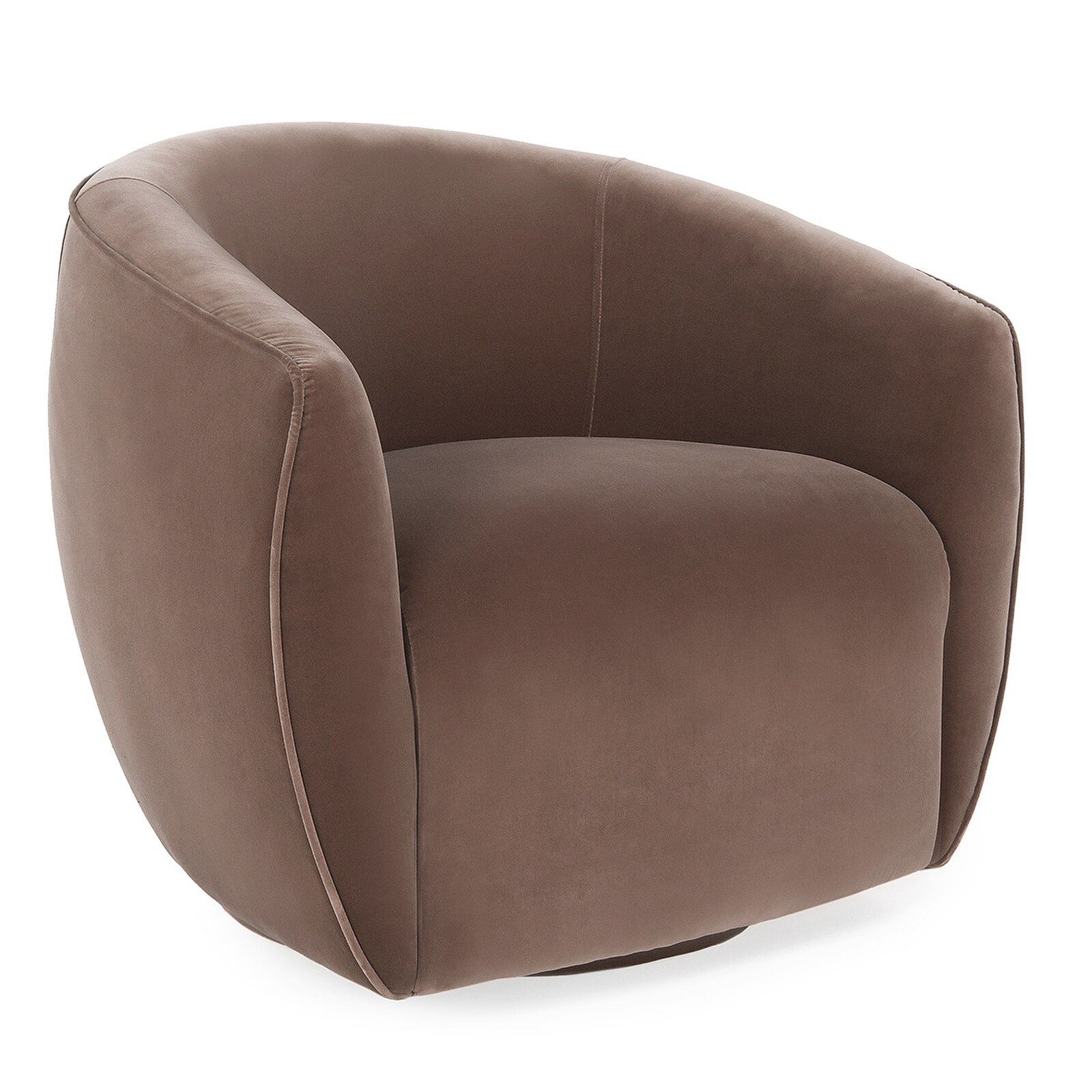 Classic Home Furniture 30" Harper Polyester Swivel Accent Chair - Dusty ...