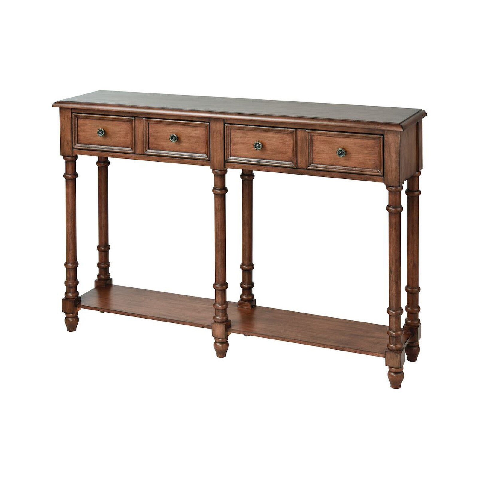 ELK Home Hager Console Table in Dark Mahogany Stain