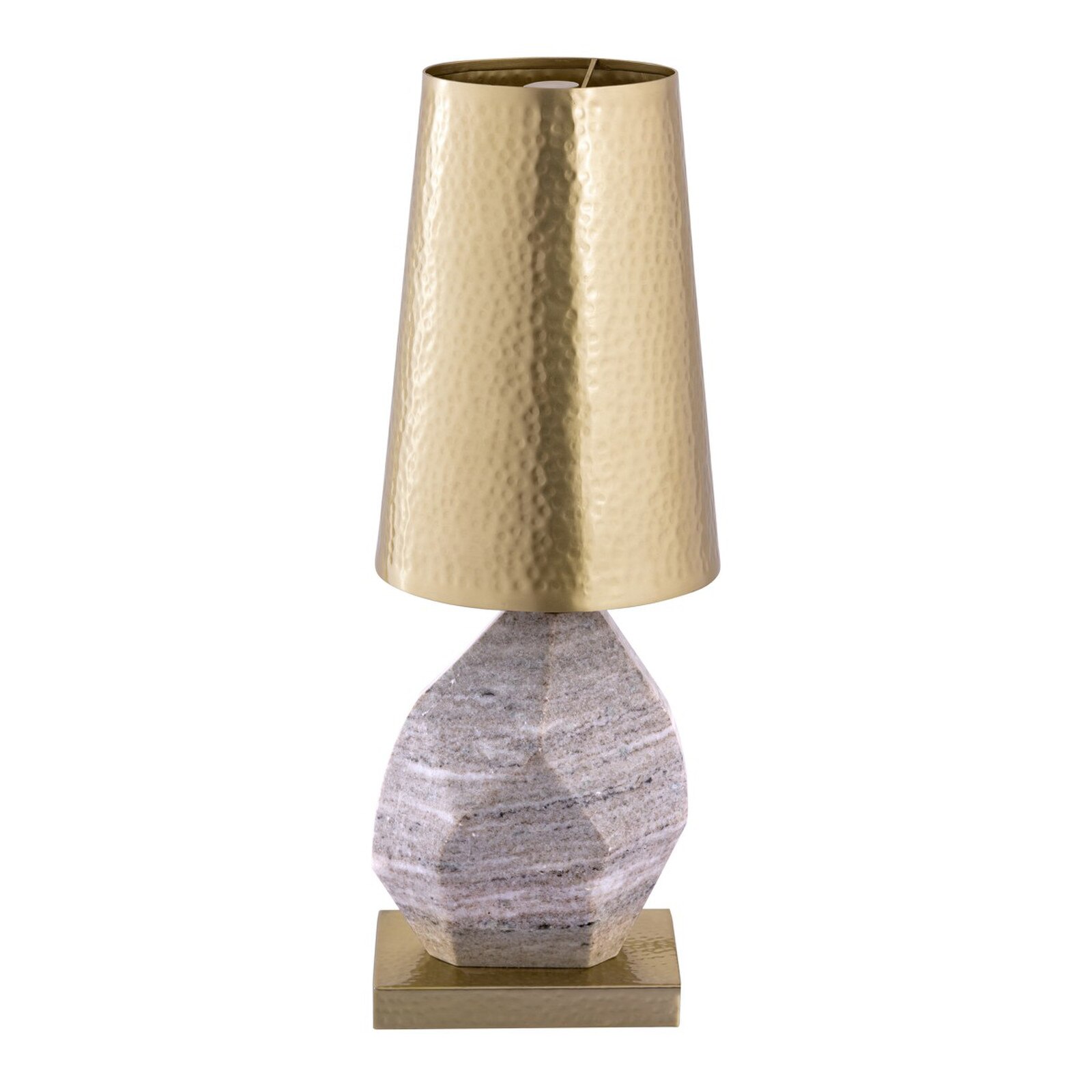 ELK Home 1-Light Carr Gray Incandescent Table Lamp