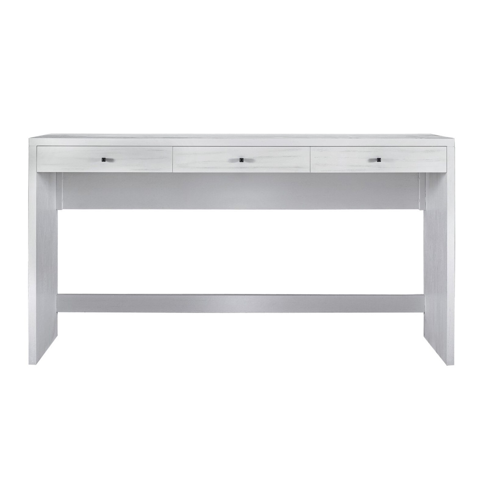 37" ELK Home Checkmate Waterfall White Wood Console Table