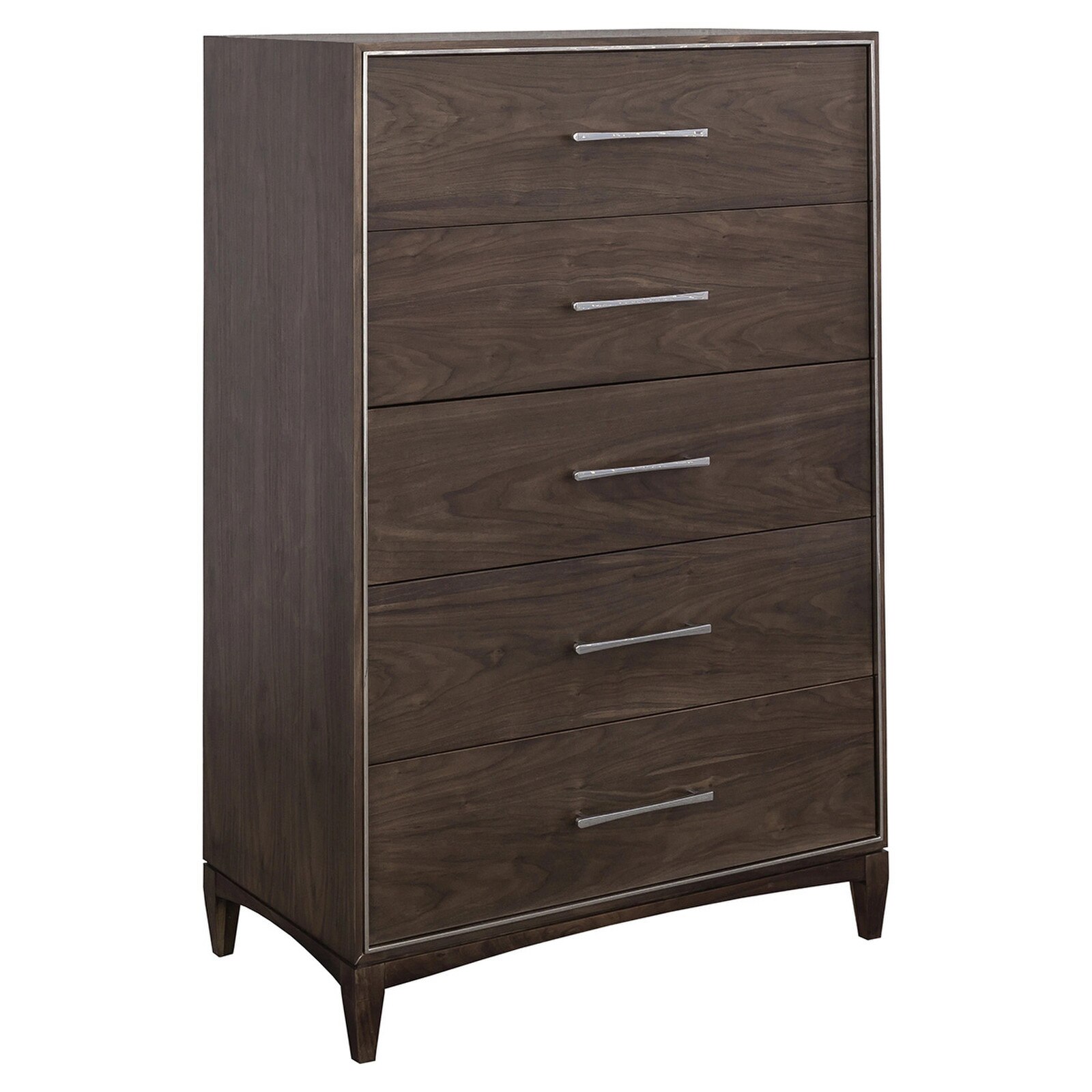 Fair Field 55" Monogram Libby Langdon Farley 5-Drawer Walnut Solid ...
