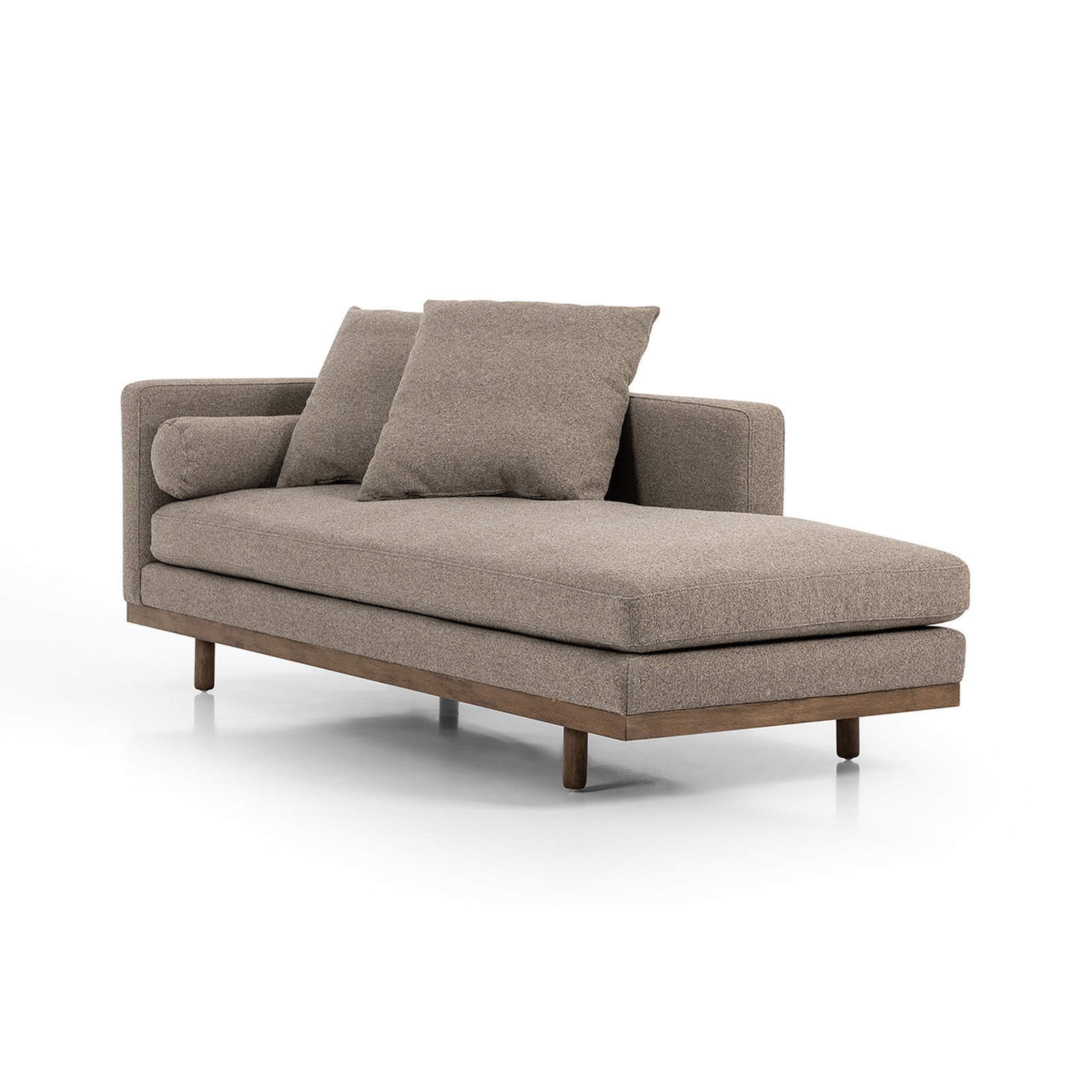 Four Hands Brady Solid Parawood Chaise