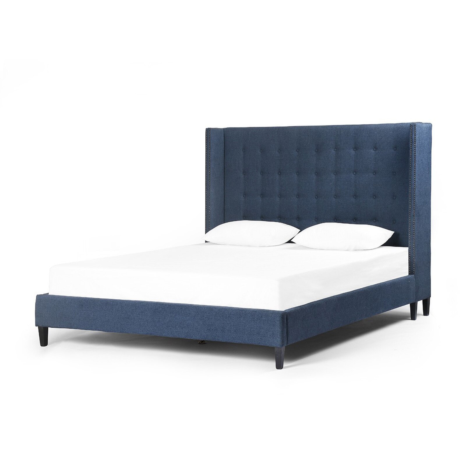 Four Hands Jefferson Iron Upholstered Bed
