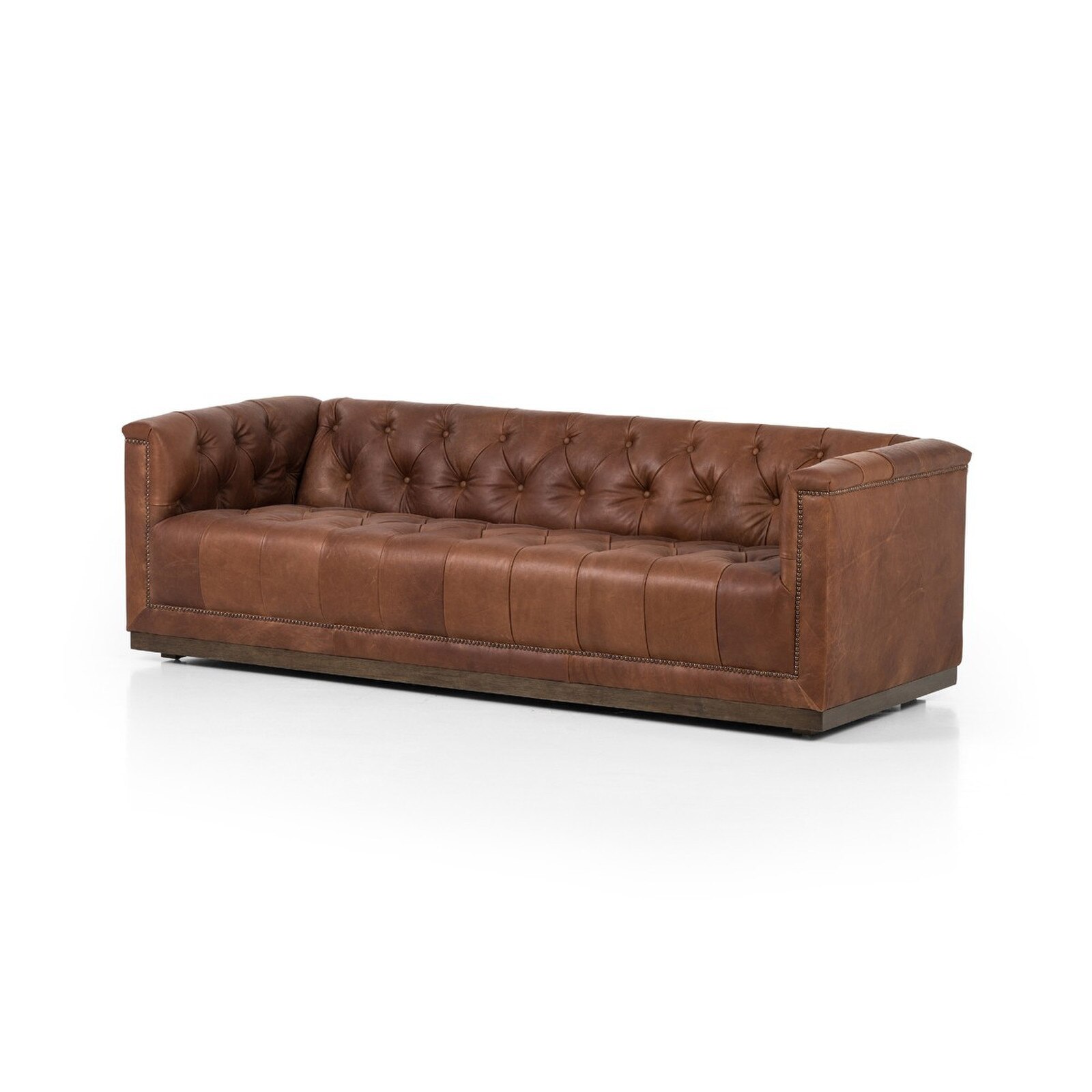 Four Hands Maxx Solid Parawood Sofa 2