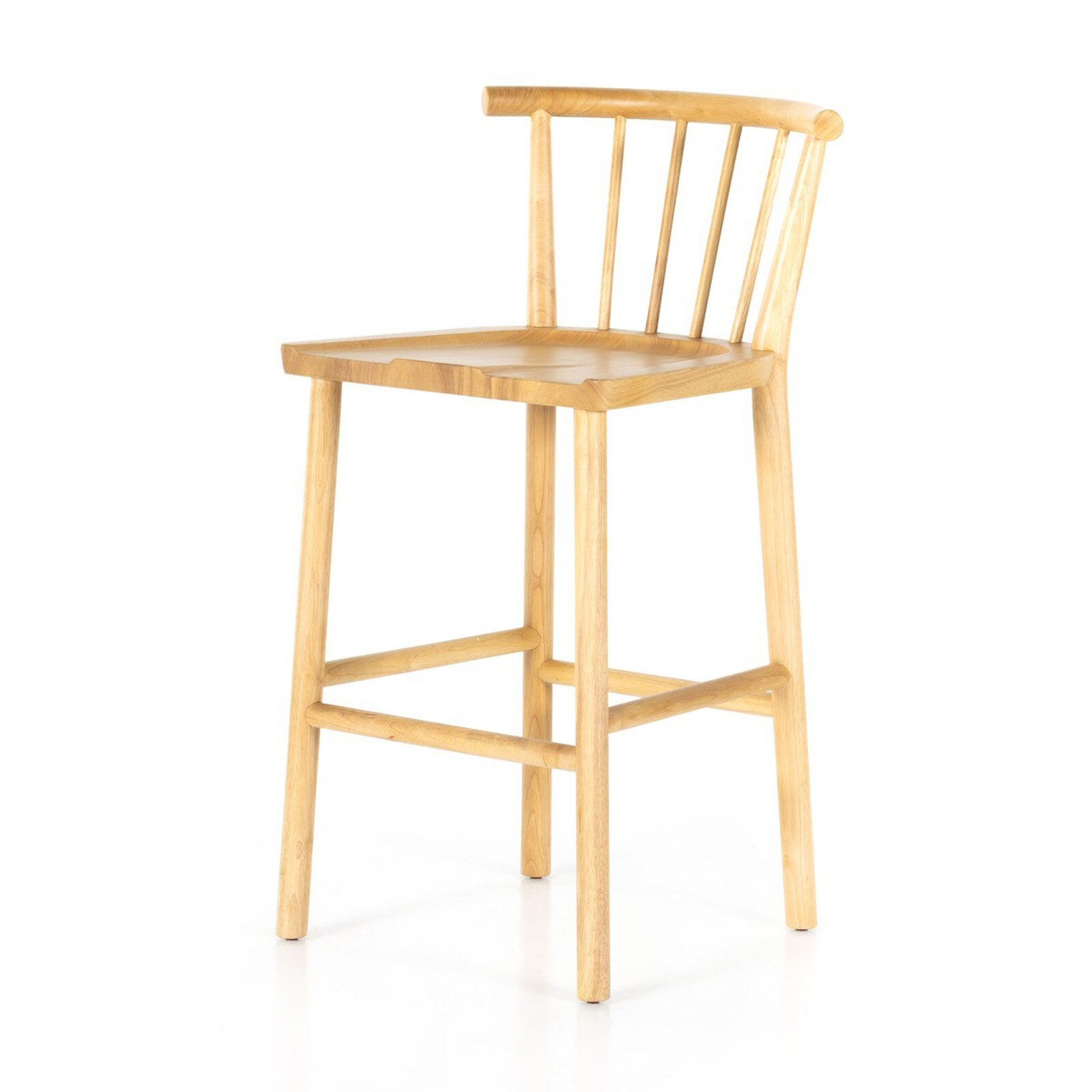 Four Hands Bunsen Parawood Bar and Counter Stool