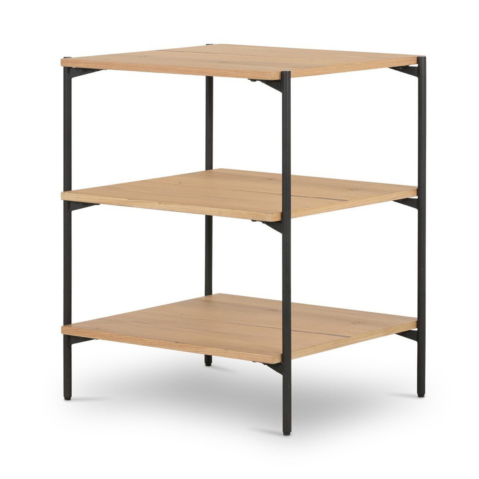 Four Hands Eaton Modular Light Oak Shelving Unit
