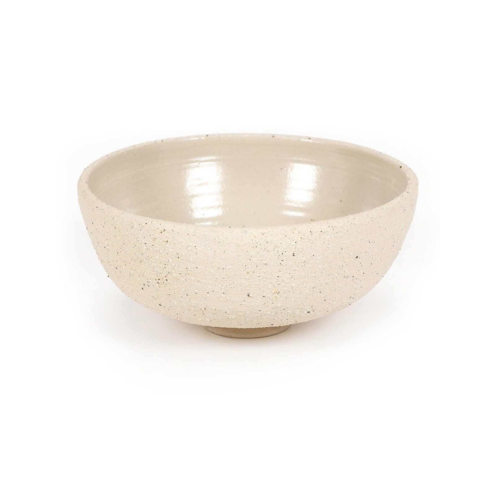 Four Hands Pavel Pedestal Natural Grog Ceramic Bowl