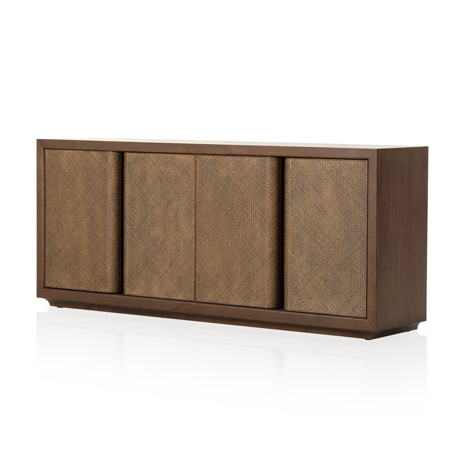 34" Four Hands Maho Dark Walnut Sideboard Cabinet