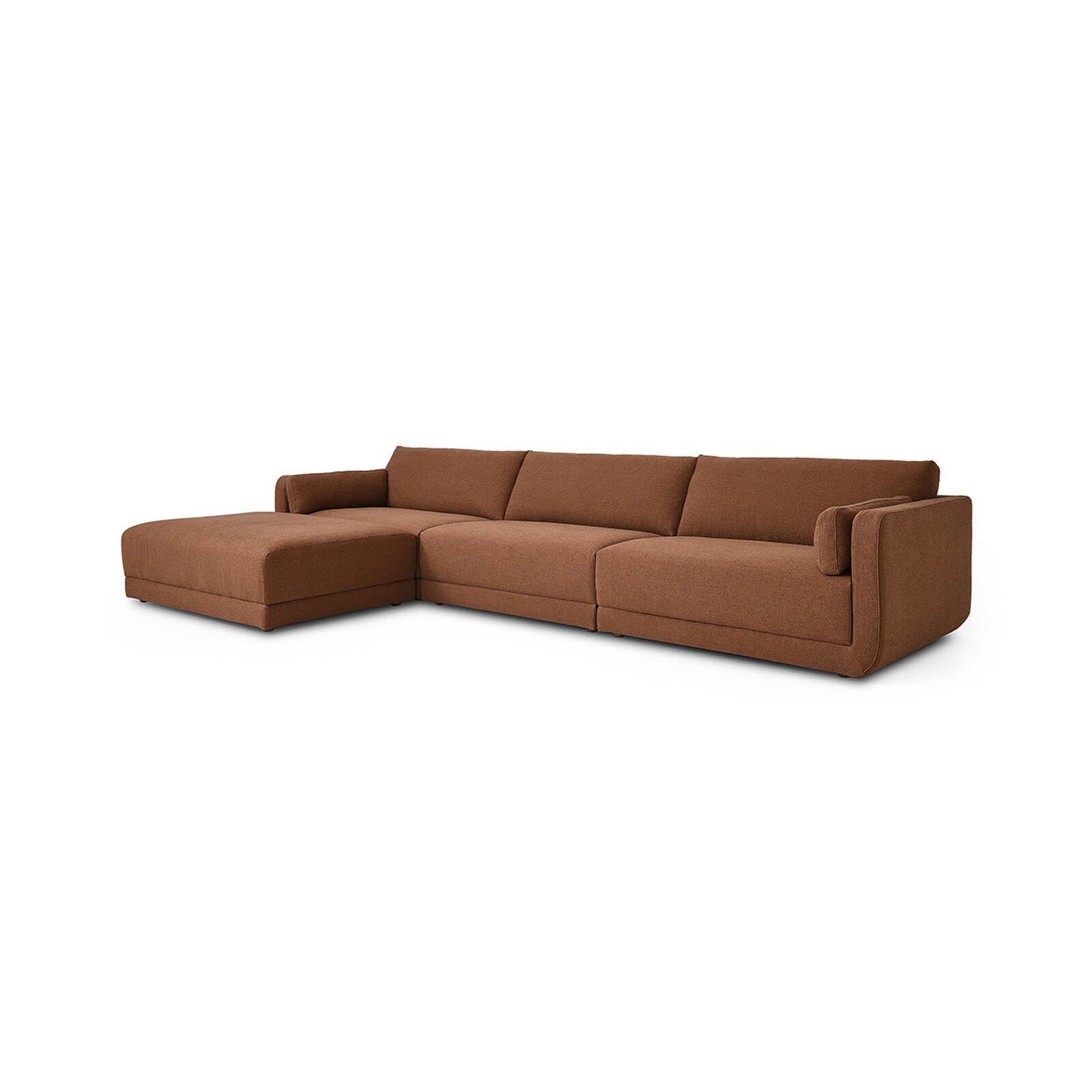 Four Hands 3-Piece Toland Bartin Rust Sectional 1