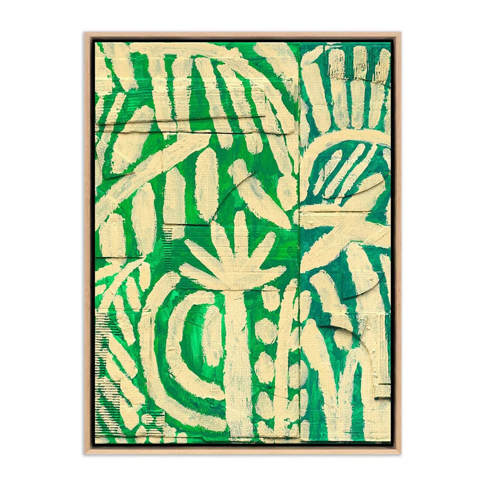 Four Hands 36" x 48" Eden by Rosa Roberts Vertical Grain White Oak ...