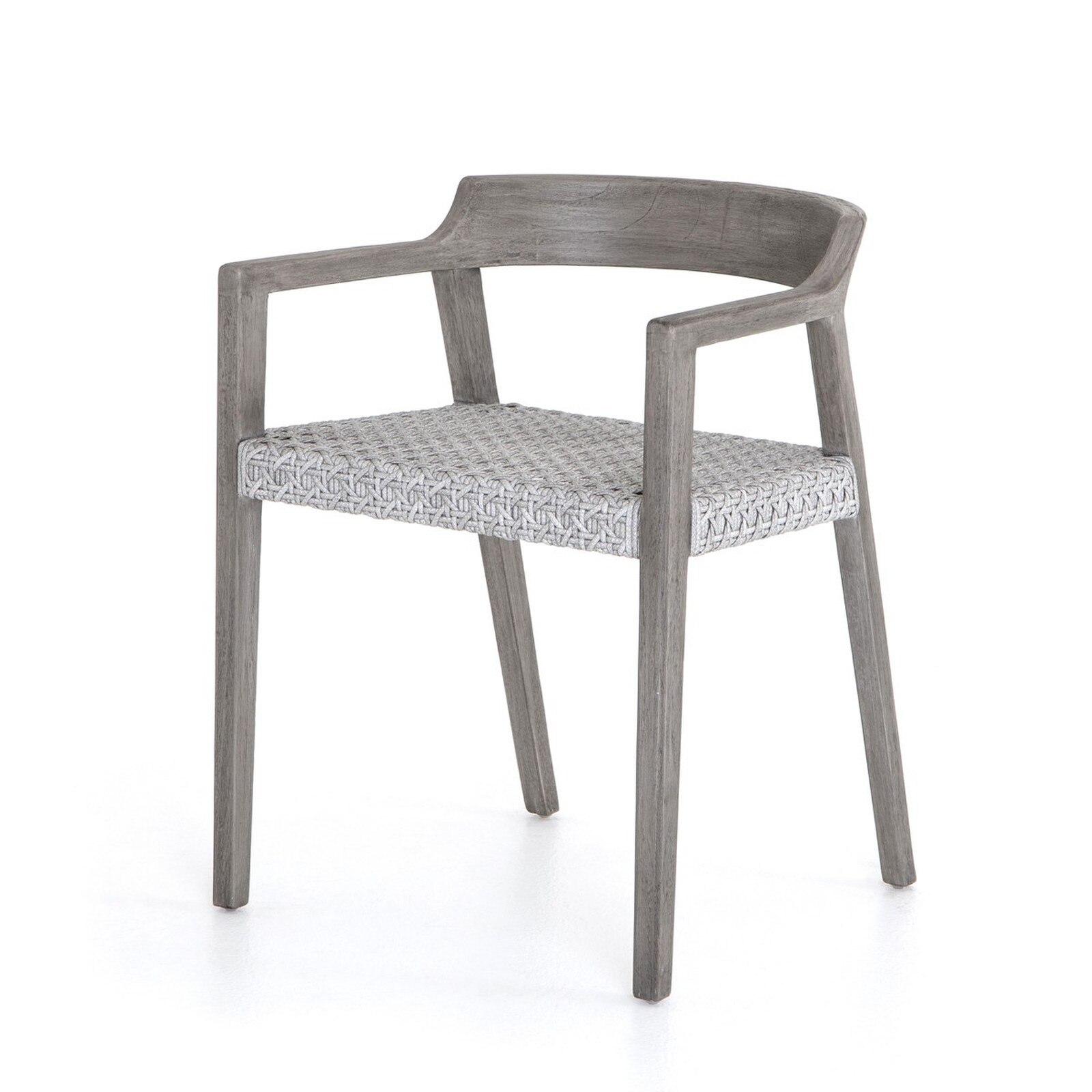 Four Hands Elva Weathered Gray Outdoor Dining Chair