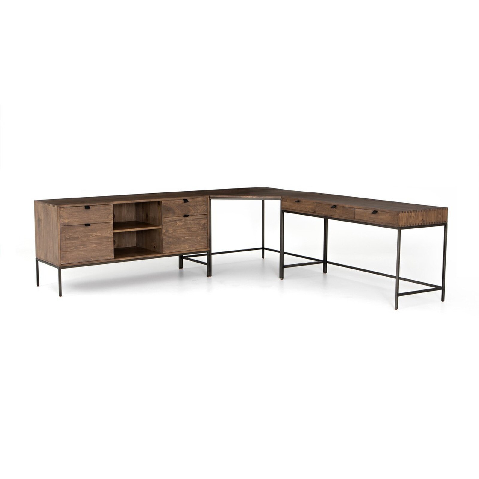 Four Hands Trey System Iron Writing Desk 2