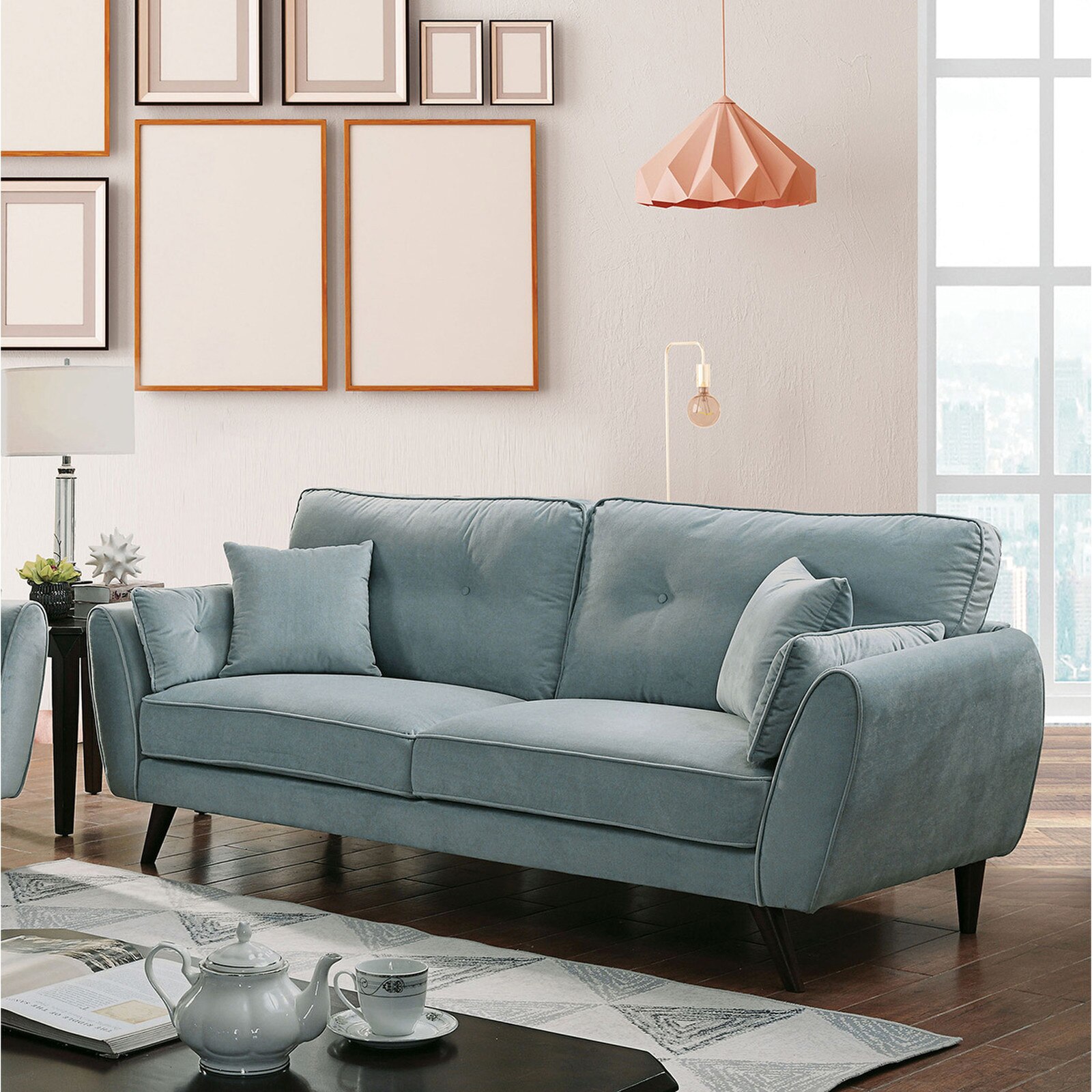 Furniture of America Phillipa Wood Sofa