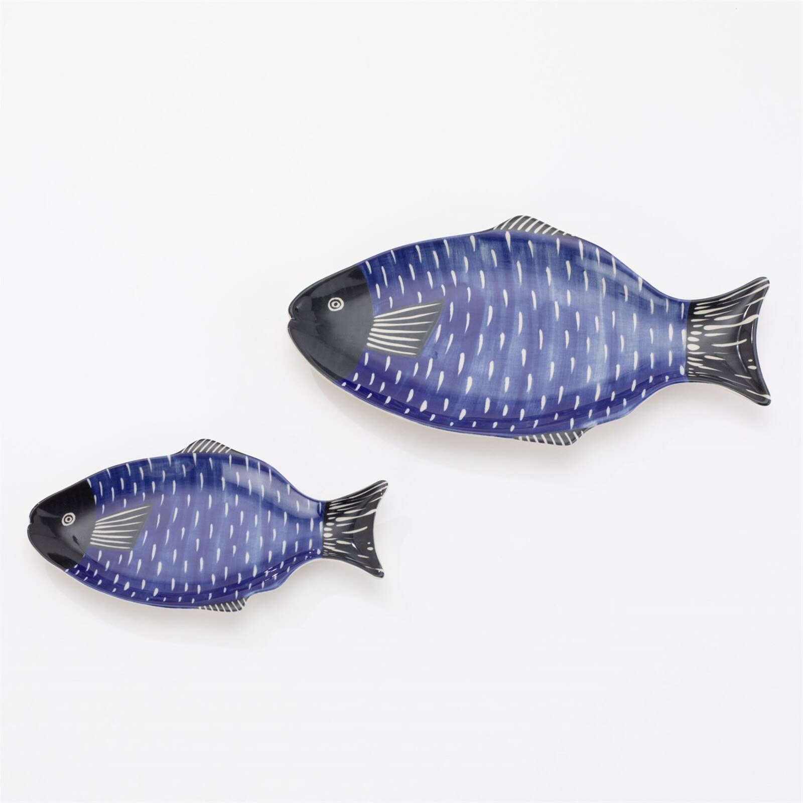 Global Views Tropical Ceramic Fish Small Plate