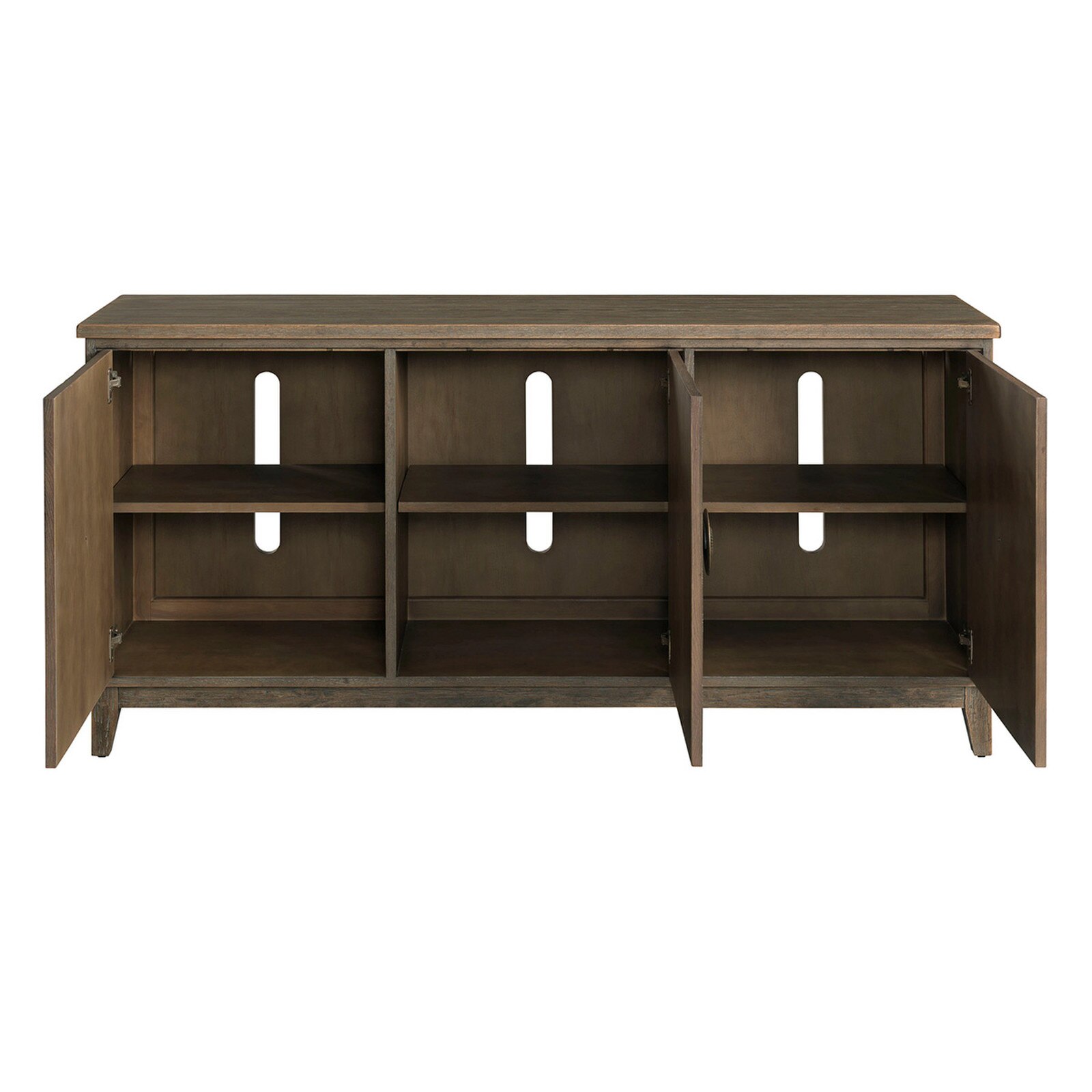 Hammary Crosley Wood Entertainment Console Cabinet
