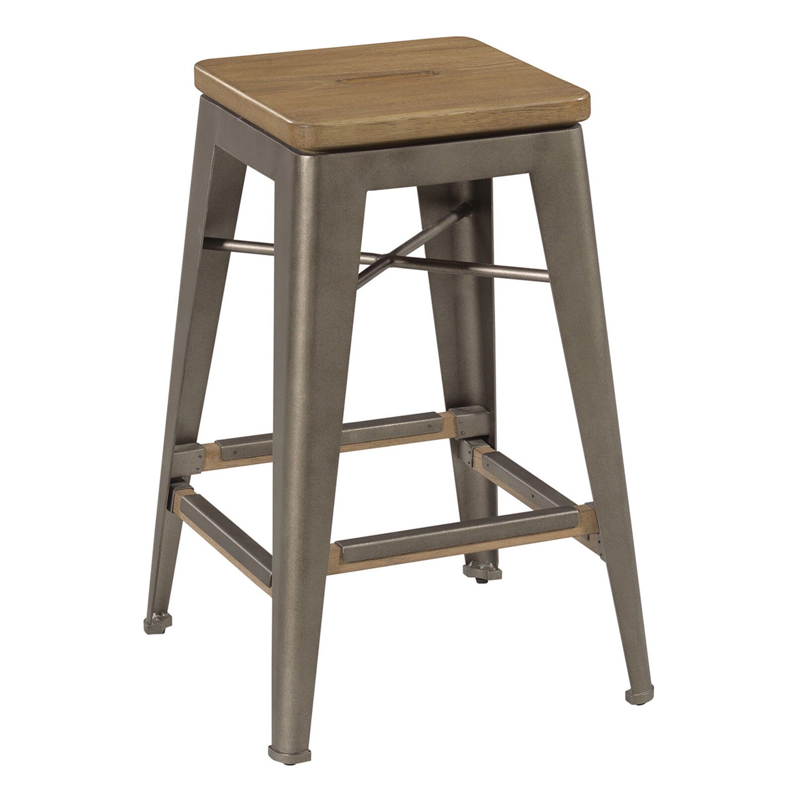 Hammary Wood Counter Stool - Natural Pecan