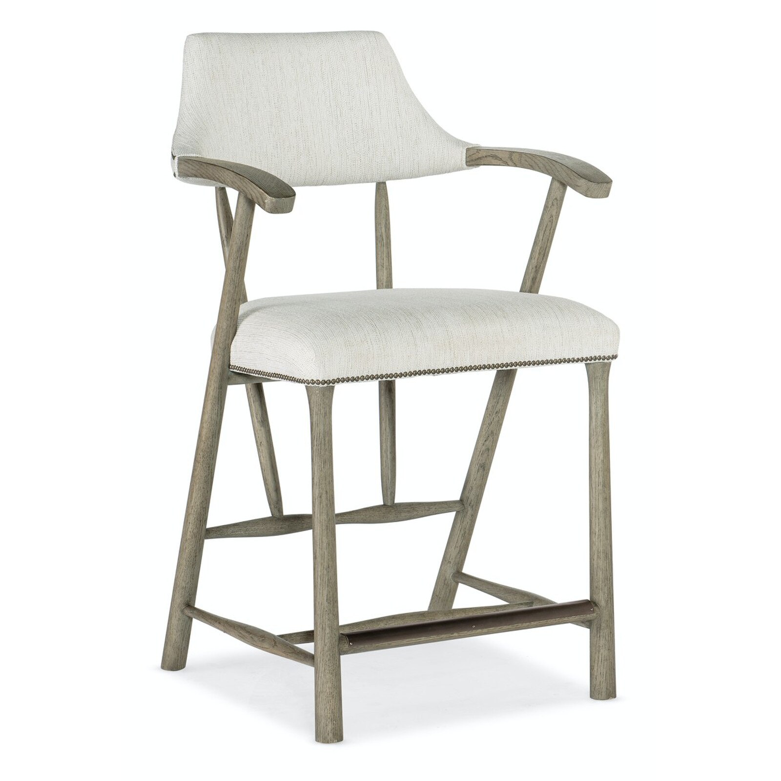 Hooker Furniture Linville Falls Stack Rock Fabric Counter Stool