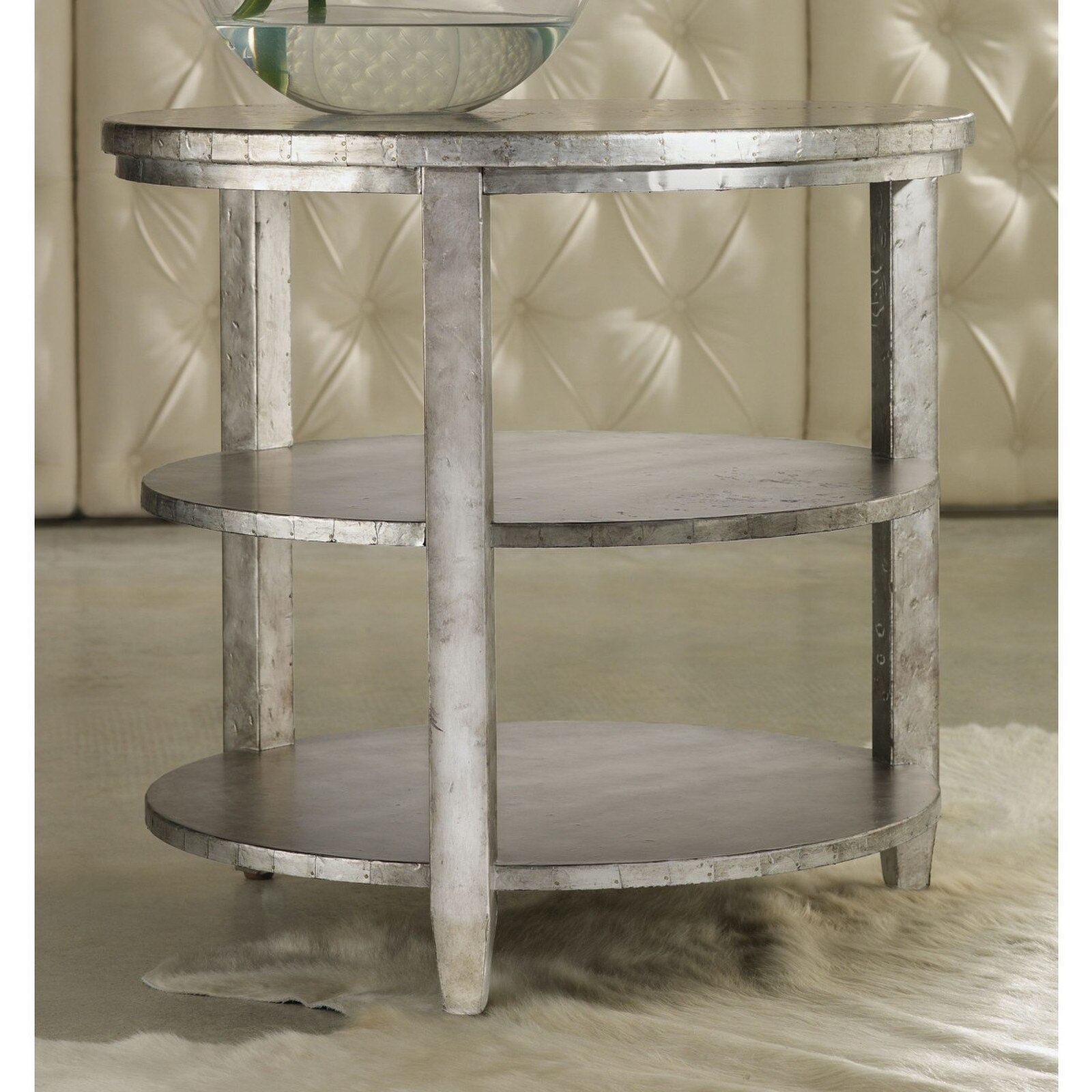 Hooker Furniture Melange Maverick Hardwood Accent Table
