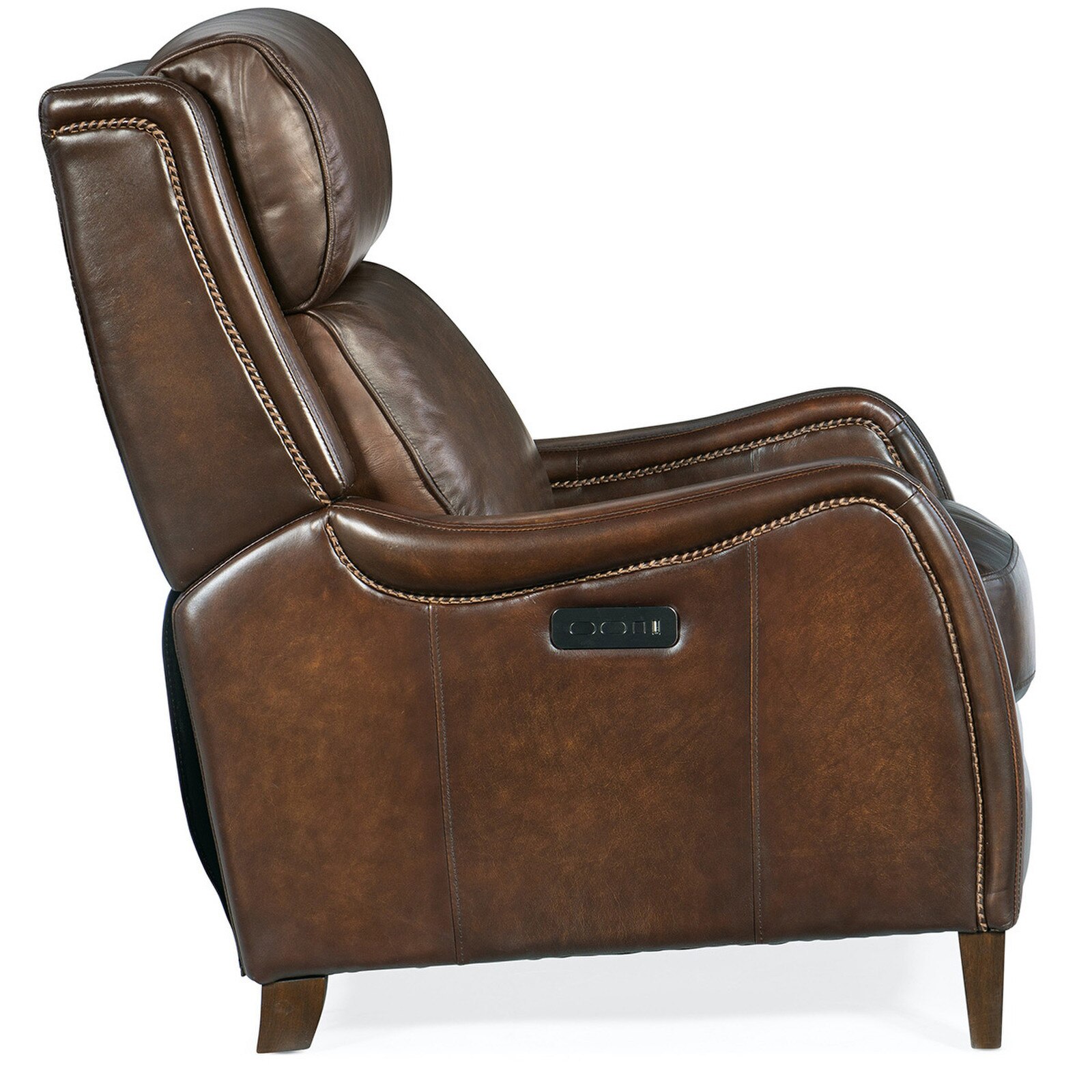 Hooker Furniture Stark Power Leather Recliner Chair with Headrest