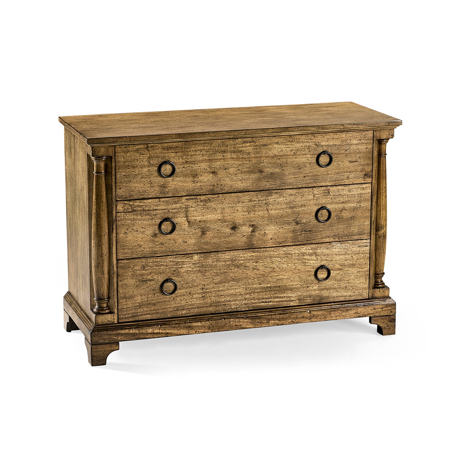Jonathan Charles 33" Large Medium Driftwood Accent Chest with Drawer