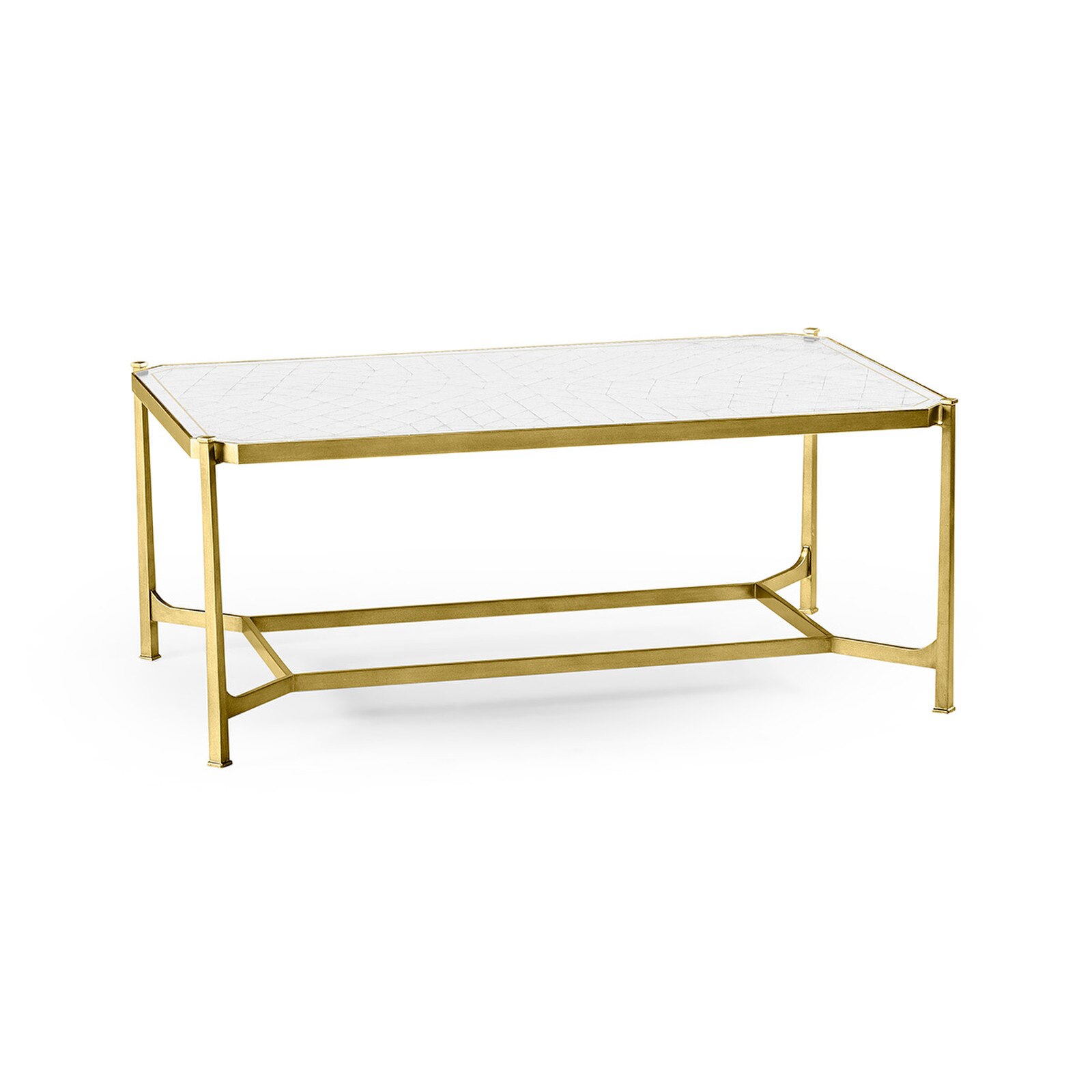 20" Jonathan Charles Luxe Iron Coffee Table