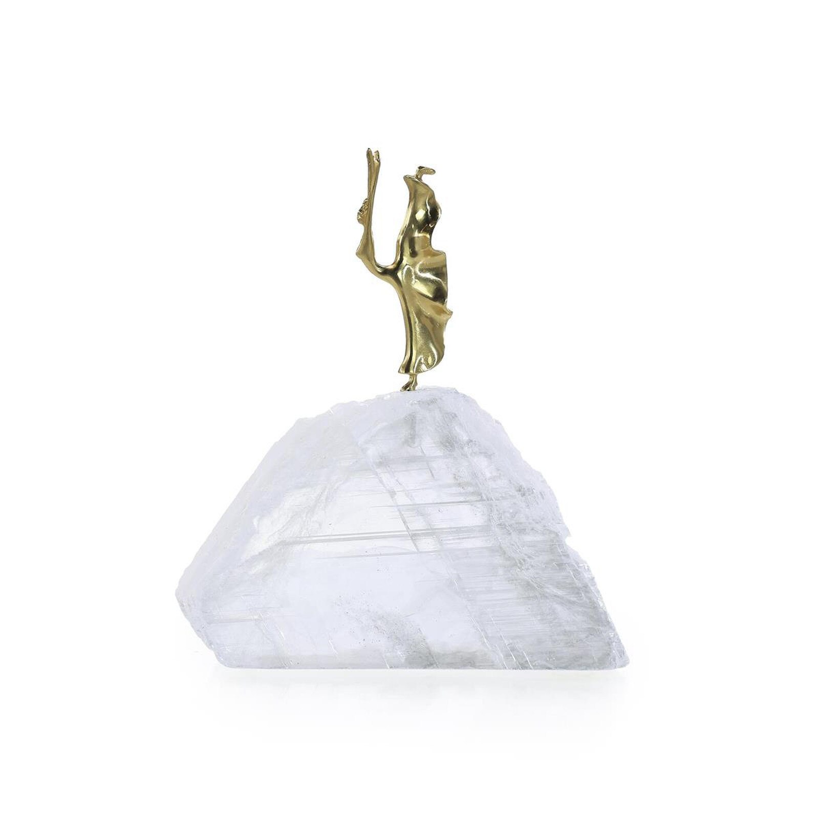 John Richard Ethereal Dancer Sculpture with Selenite