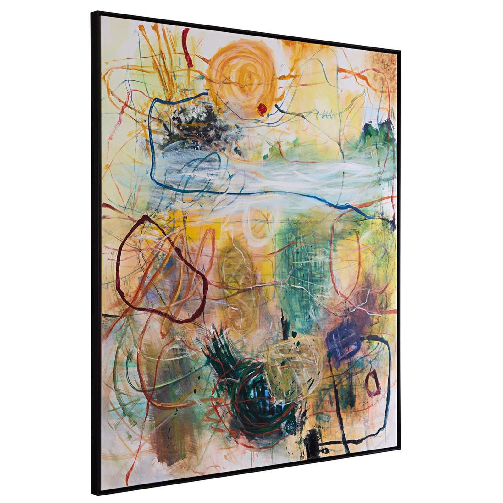 John Richard JR-JRO-3524 Teng Fei's Riverside Impressions Painting