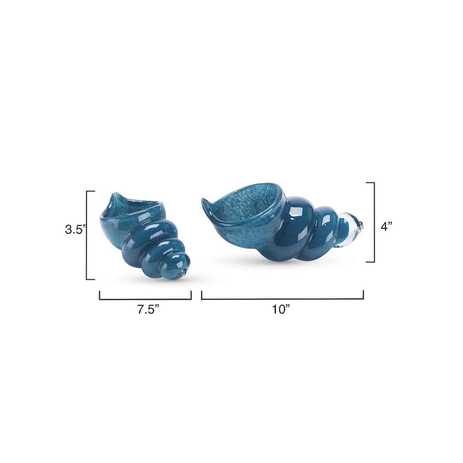 Jamie Young Ariel Shell Glass Object 2