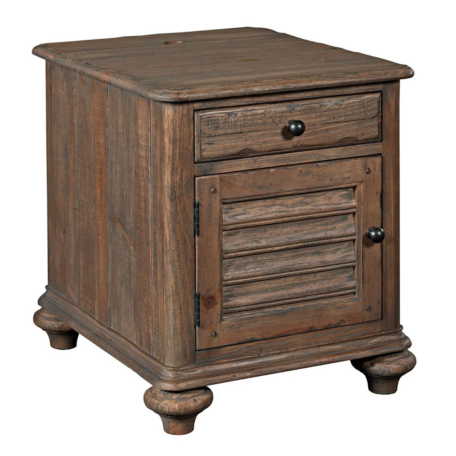 Kincaid 22" Weatherford Solid Wood Chair Side Table 1