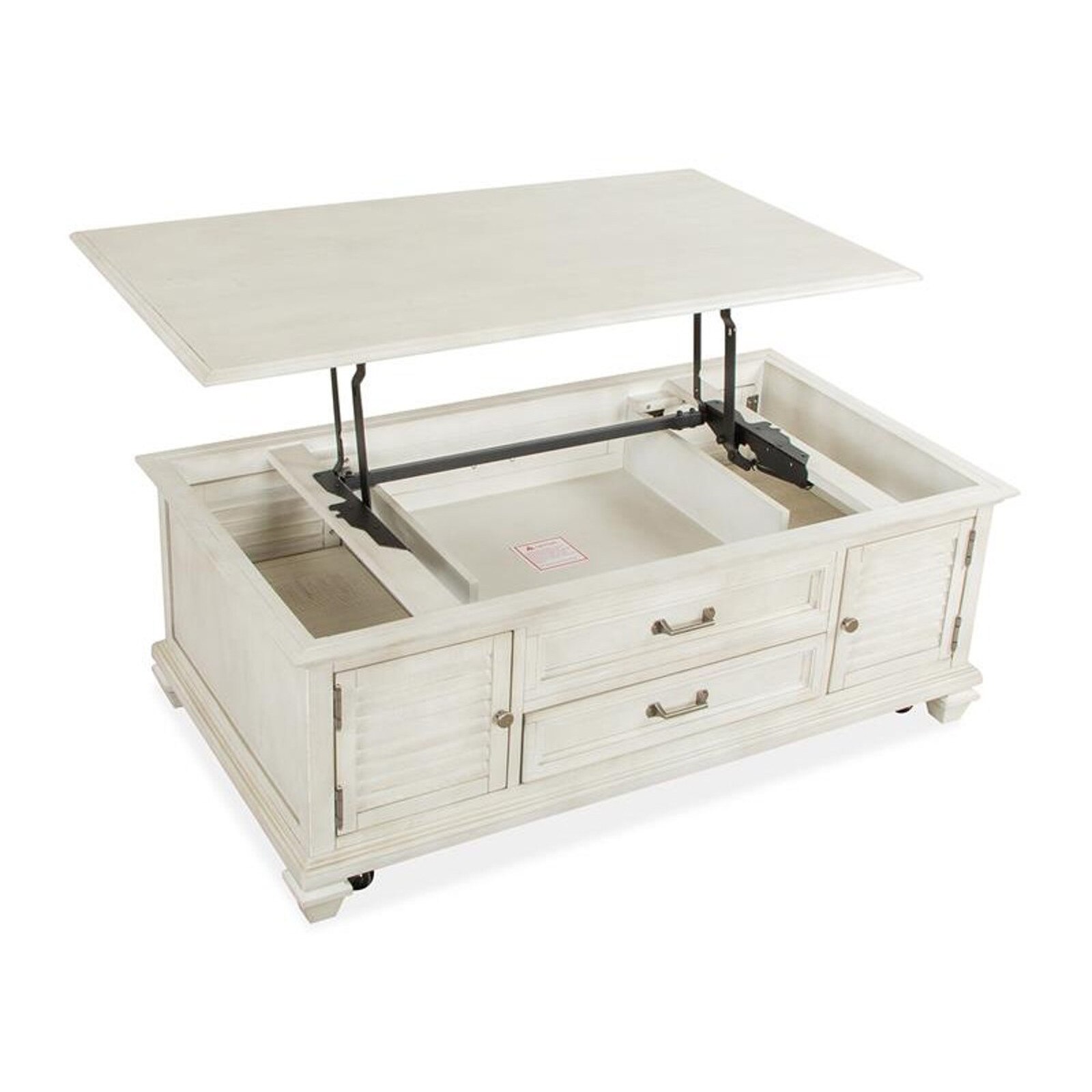 Magnussen Newport Lift Top Storage Cocktail Table with Caster