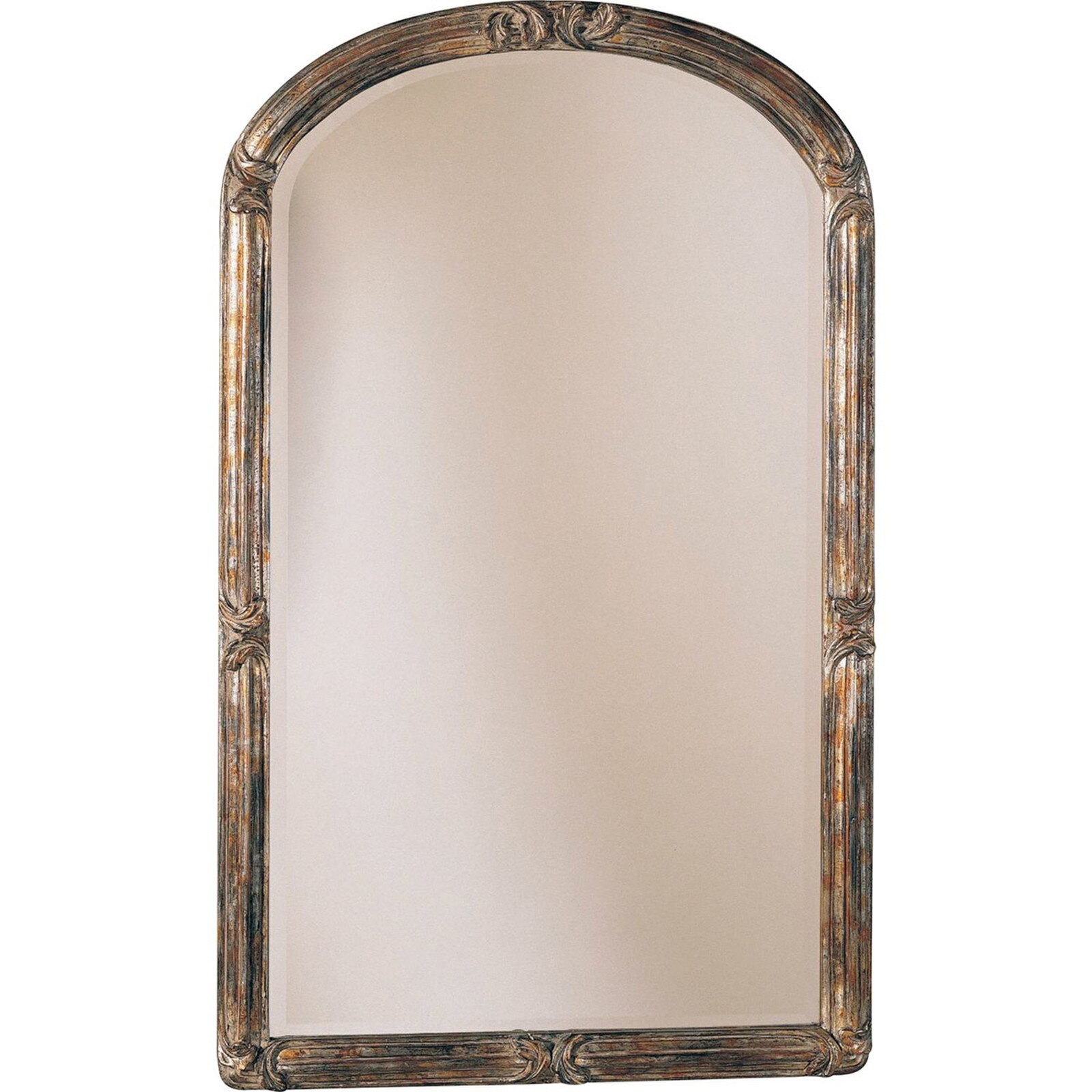 Maitland-Smith Arched Scrolls Wall Mirror