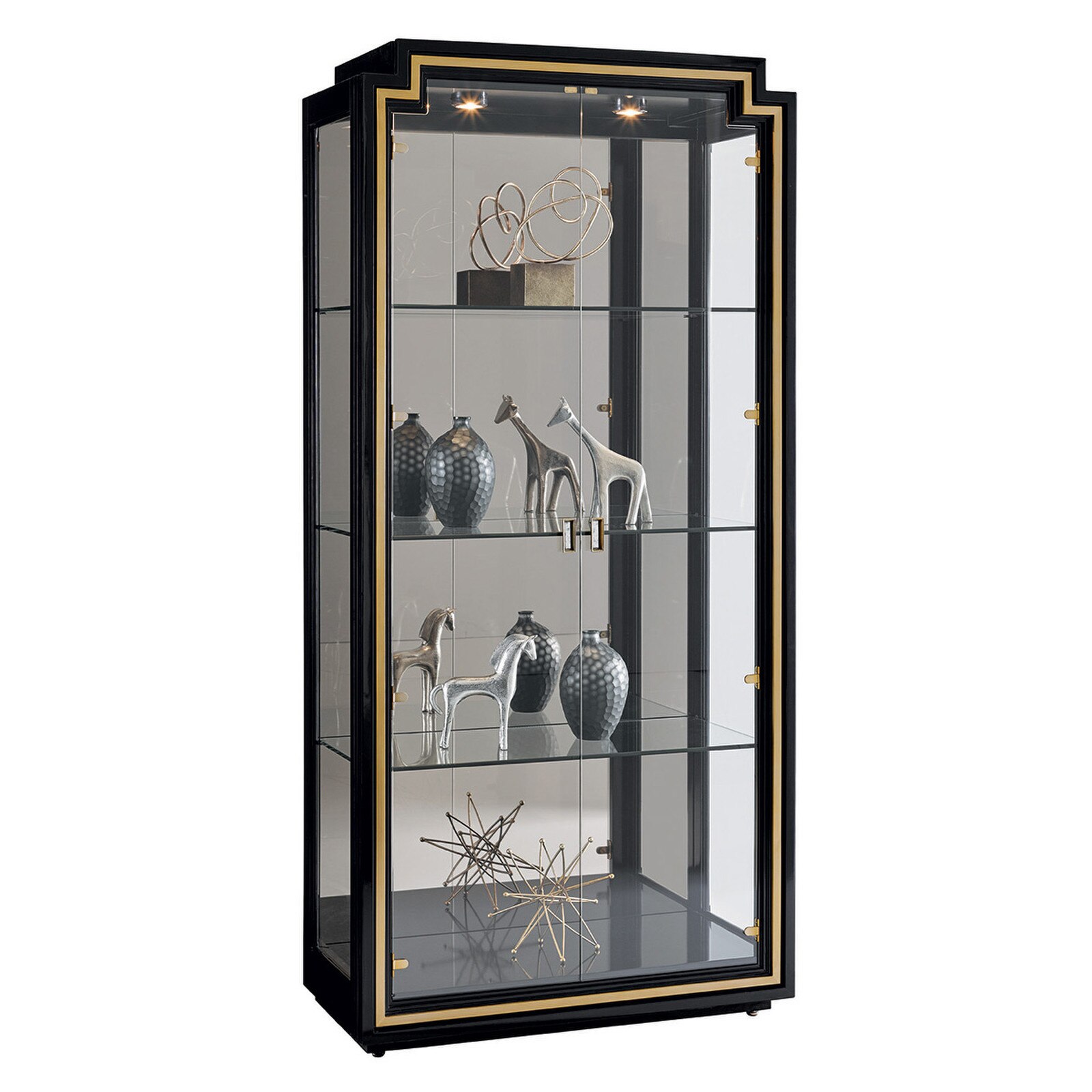 85" Maitland-Smith Lyric Display Cabinet