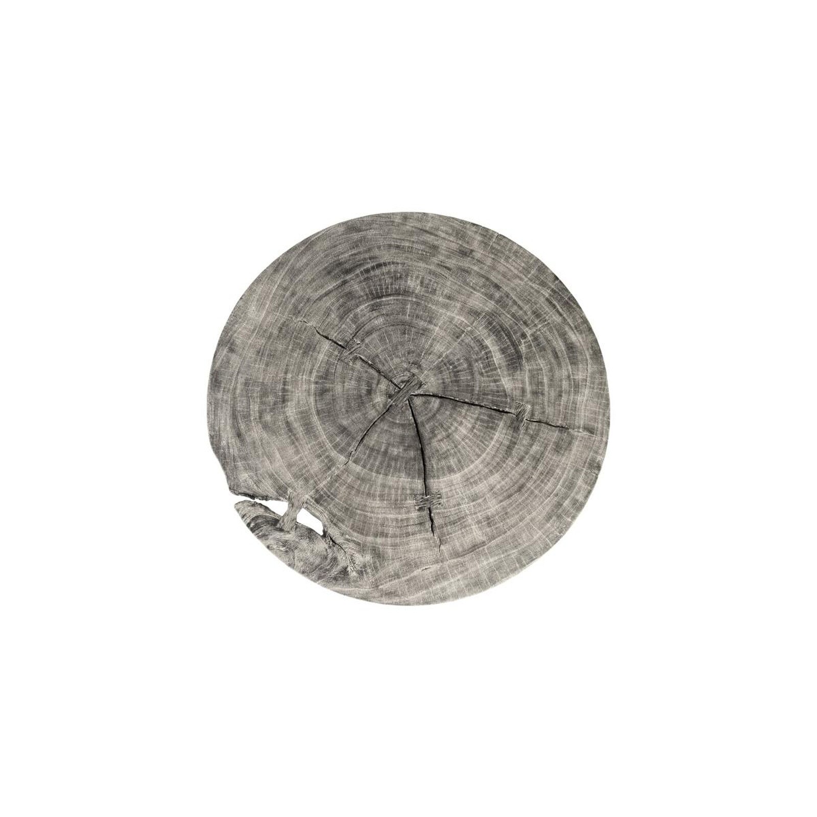 42" Phillips Collection Chuleta Gray Stone Chamcha Wood Bar Table with ...