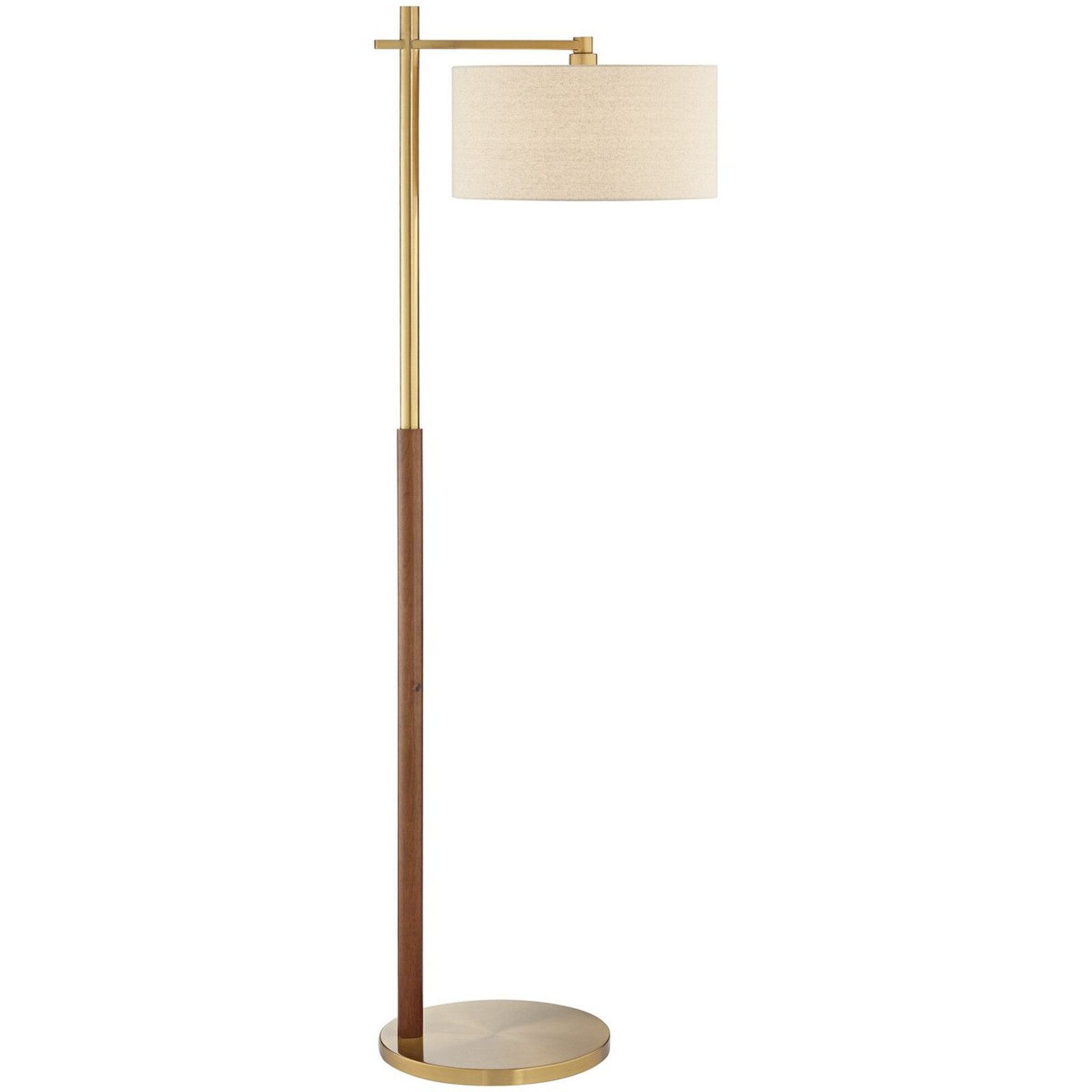 Pacific Coast Lighting Downbridge Antique Brass Floor Lamp