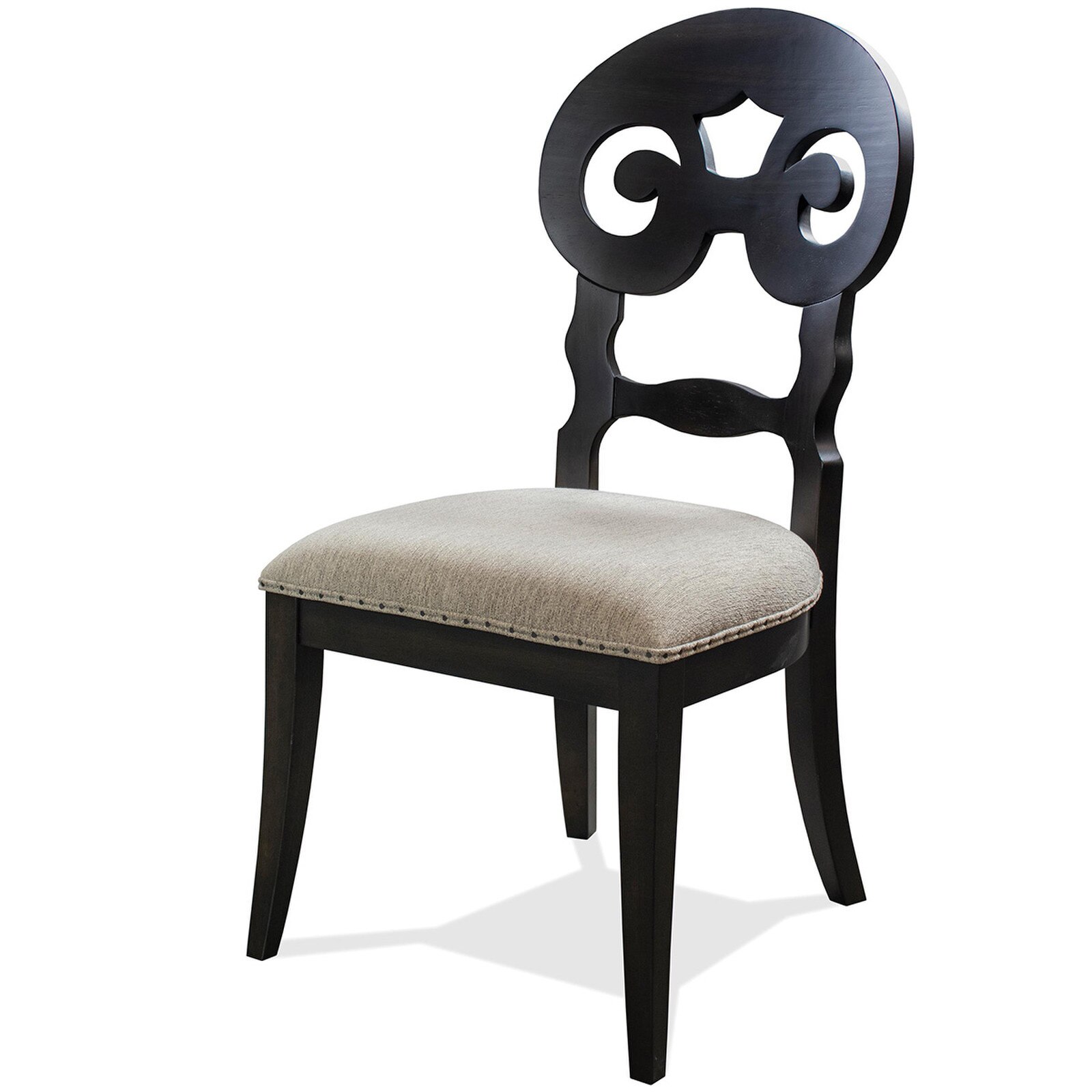 Riverside Mix-N-Match Scroll Back Upholstered Dining Chair 2