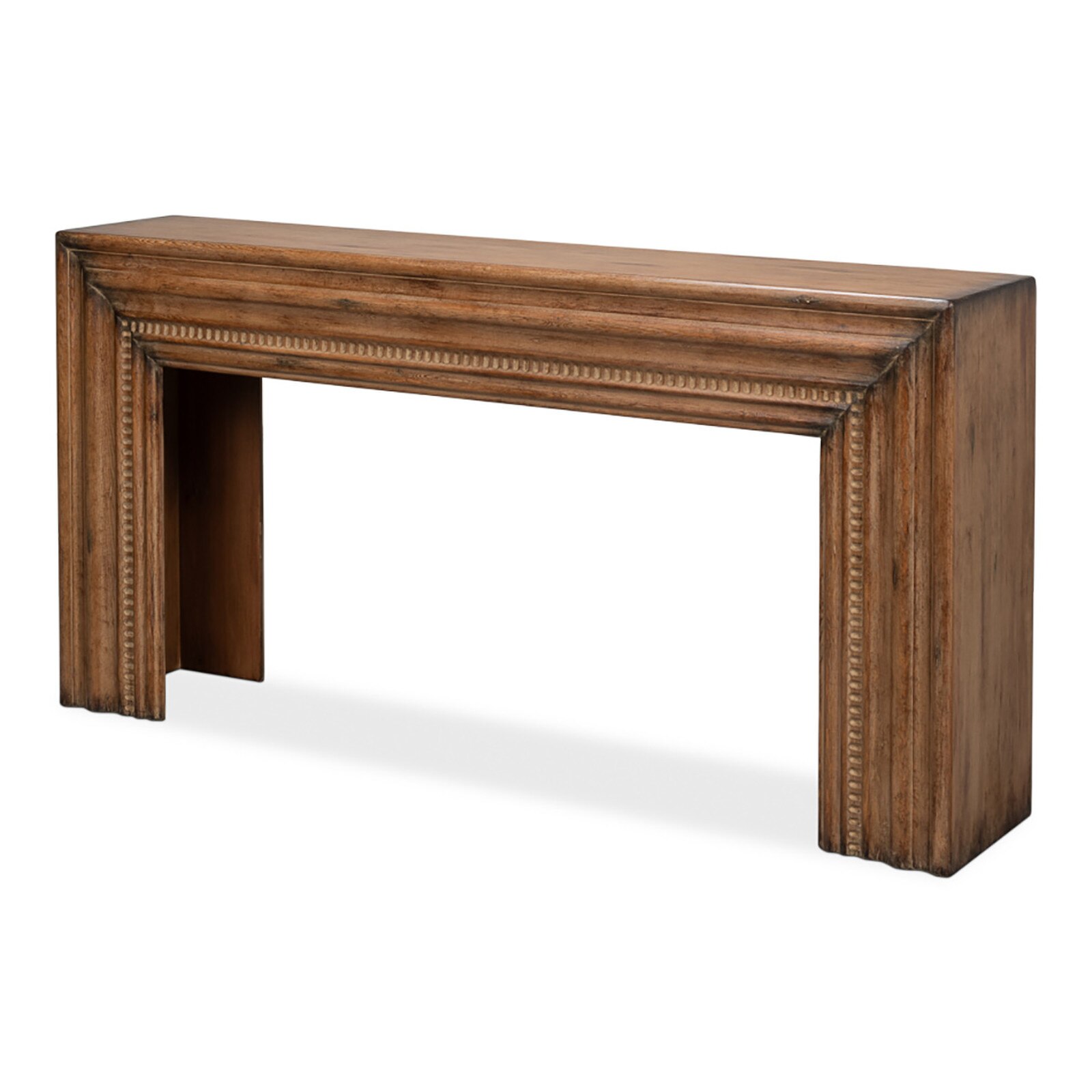 Sarreid 72" Mantel Brown Reclaimed Pine Console Table