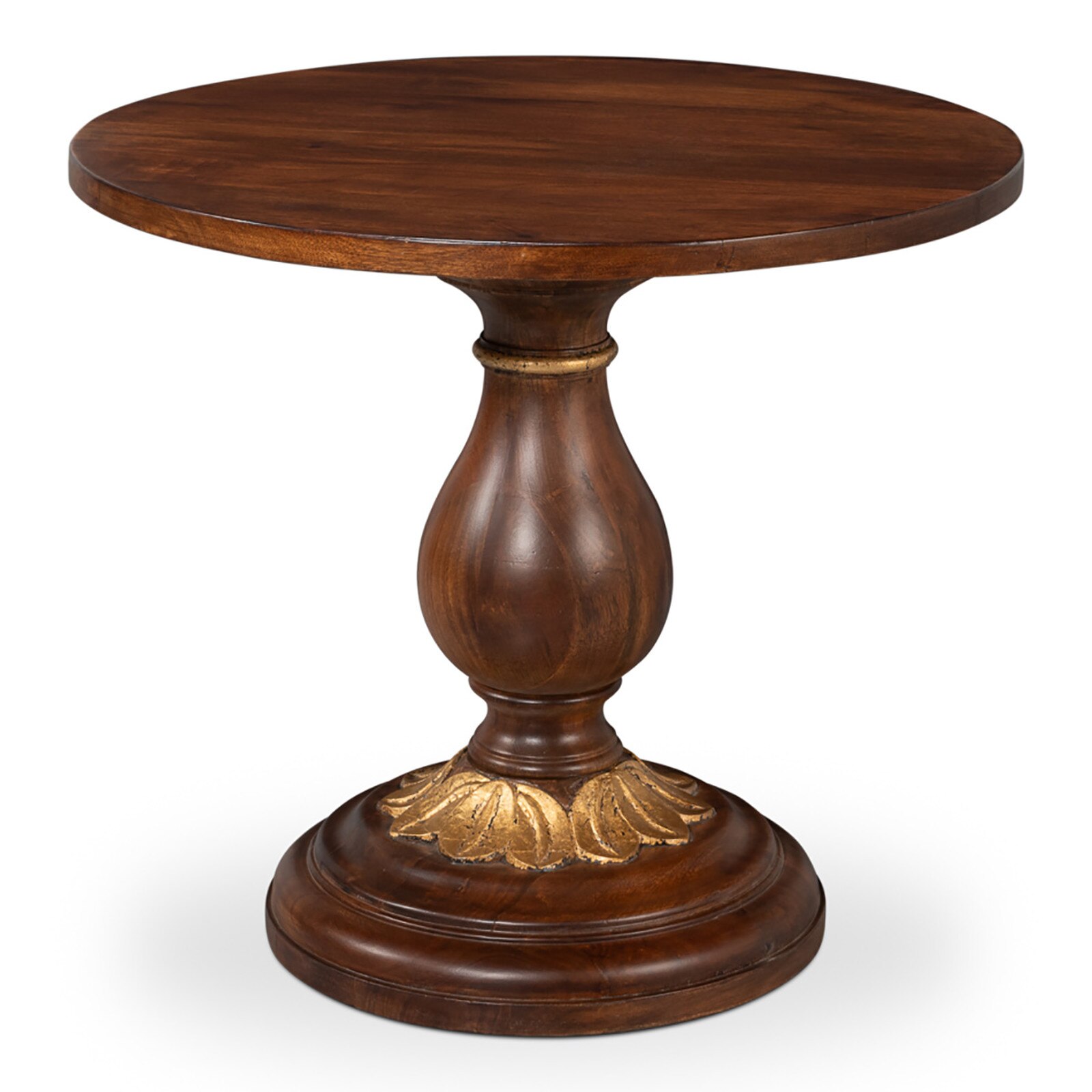 Sarreid 28" Elizabeth Wood Carved End Table