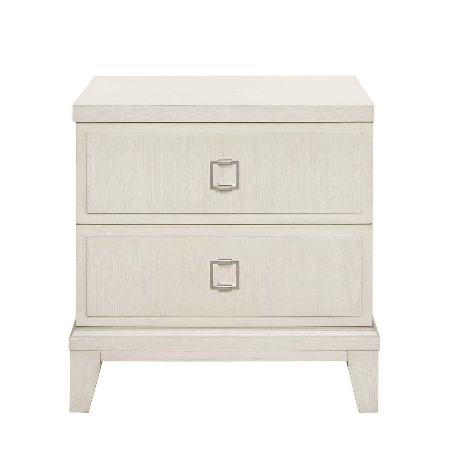 Samuel Lawrence Madison 2-Drawer Nightstand with USB Port in a Grey ...