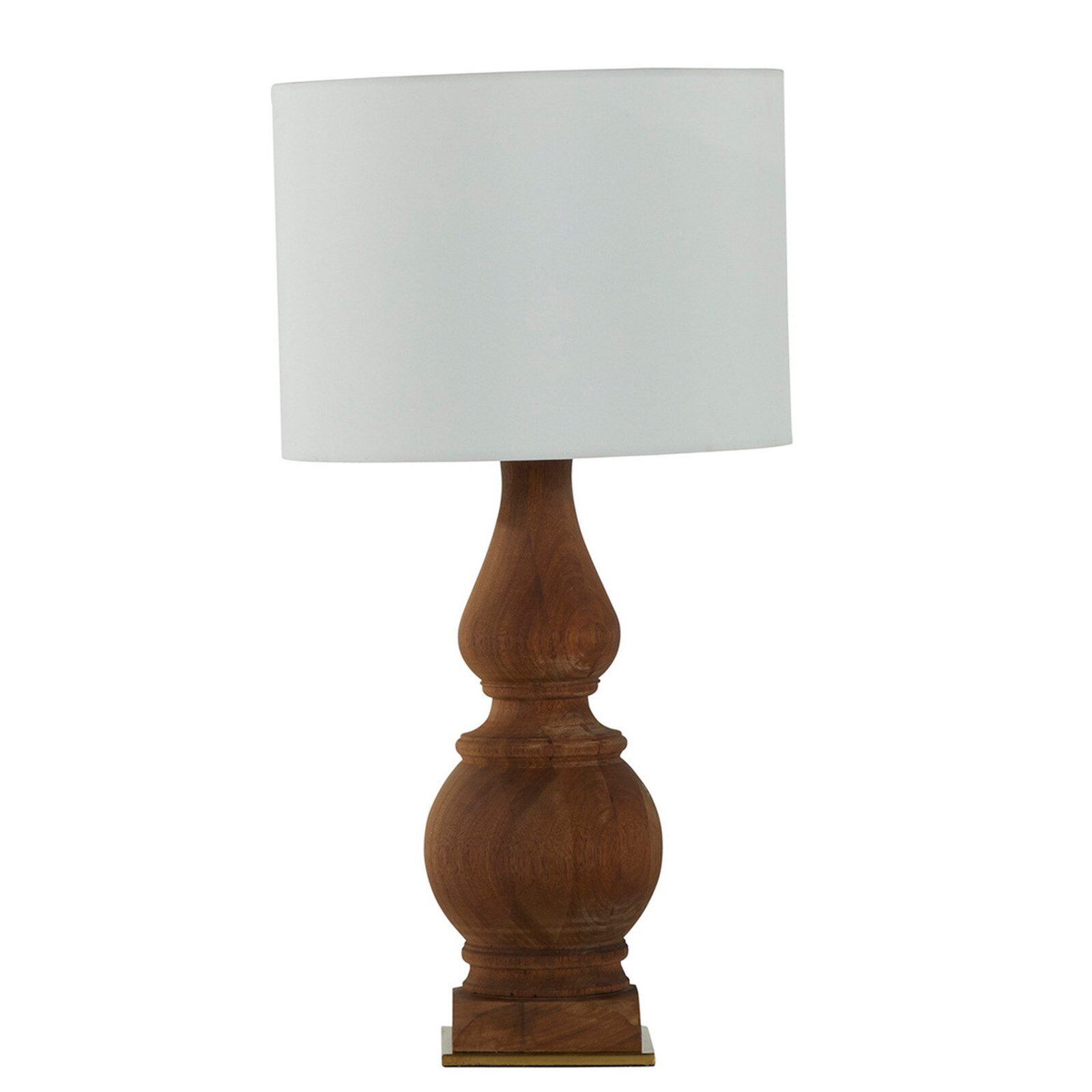 Summer Classics Monticello Outdoor Table Lamp - Natural Teak