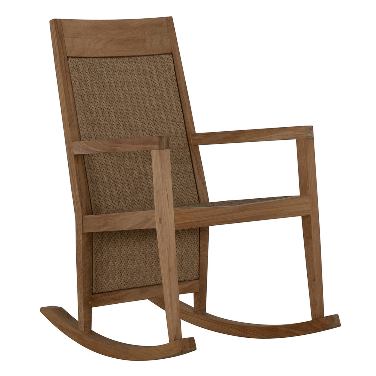 Summer Classics 40" Savannah Teak Rocker Chair - Raffia